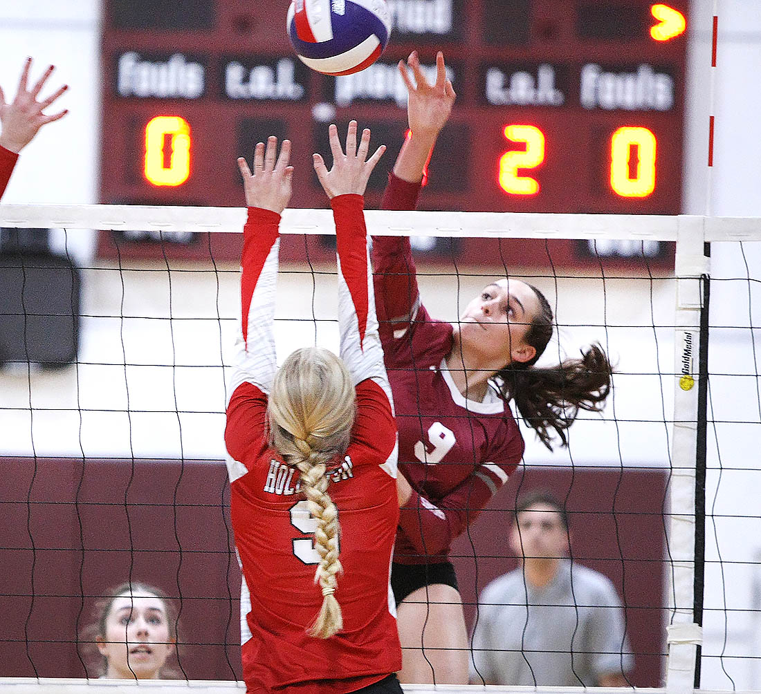 Holliston vs Amherst girls Volleyball 11/9/23 - masslive.com