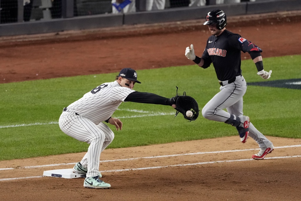 Cleveland Guardians vs. New York Yankees in game 1 of the ALCS, October 14, 2024 - cleveland.com