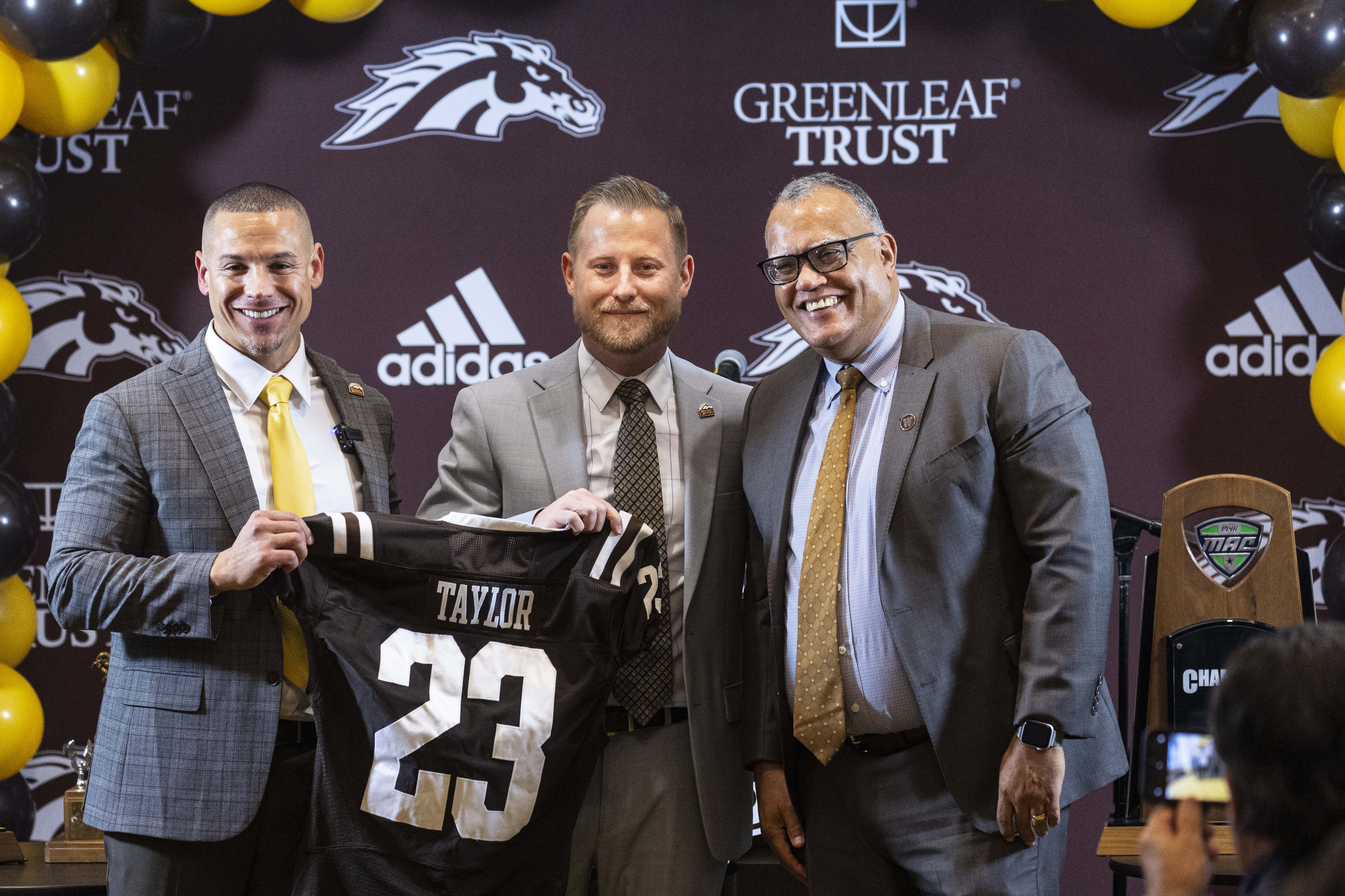 Western Michigan football introduces new head coach Lance Taylor ...