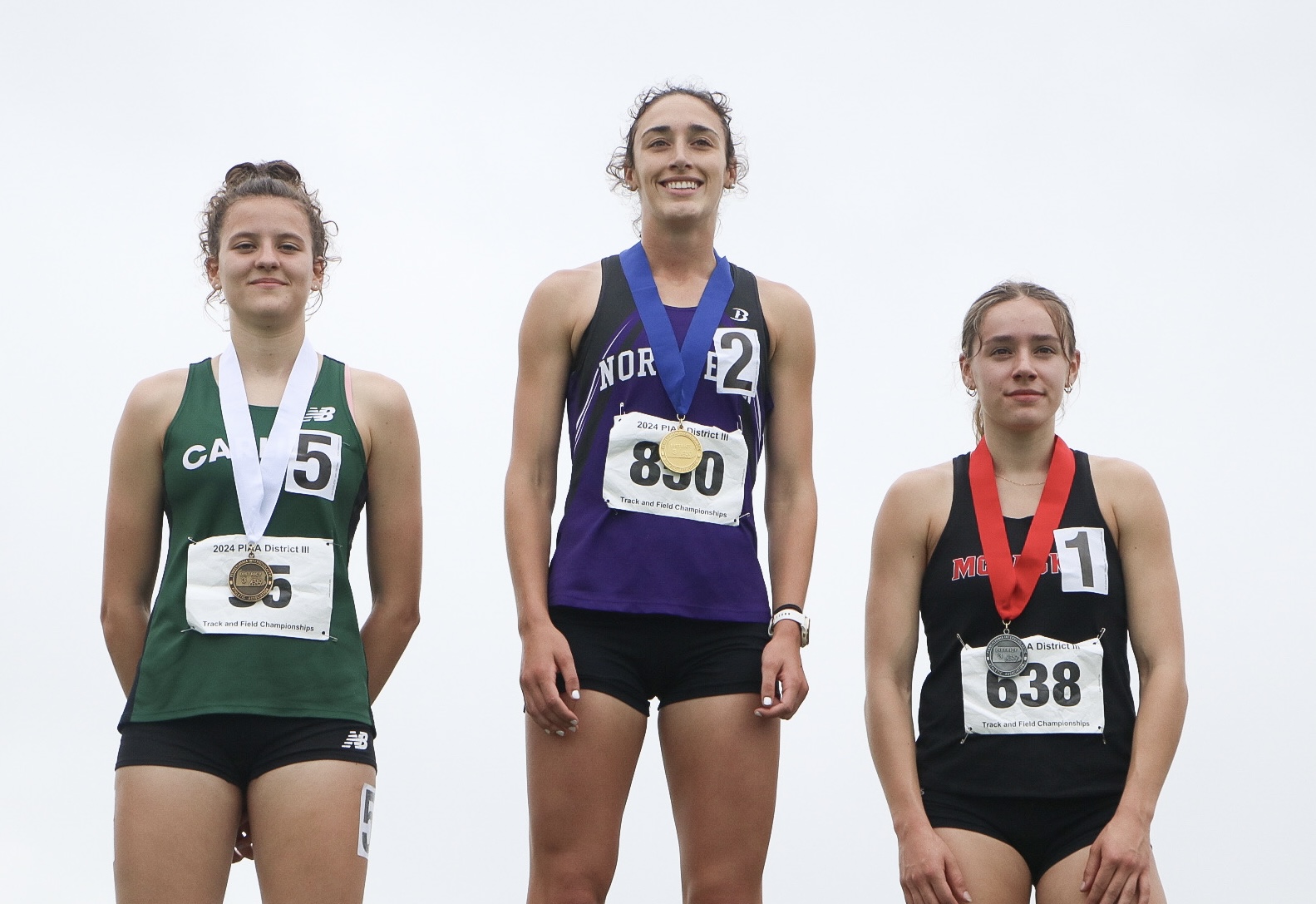 Mid-Penn Conference athletes compete during the 2024 District 3 track ...