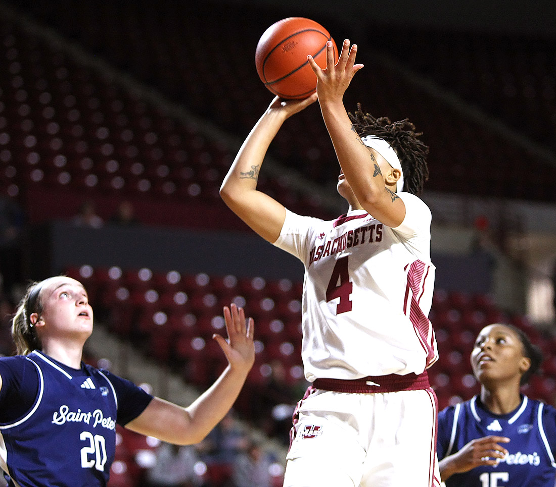 UMass Women's Basketball vs Saint Peter's 11/6/23 - masslive.com