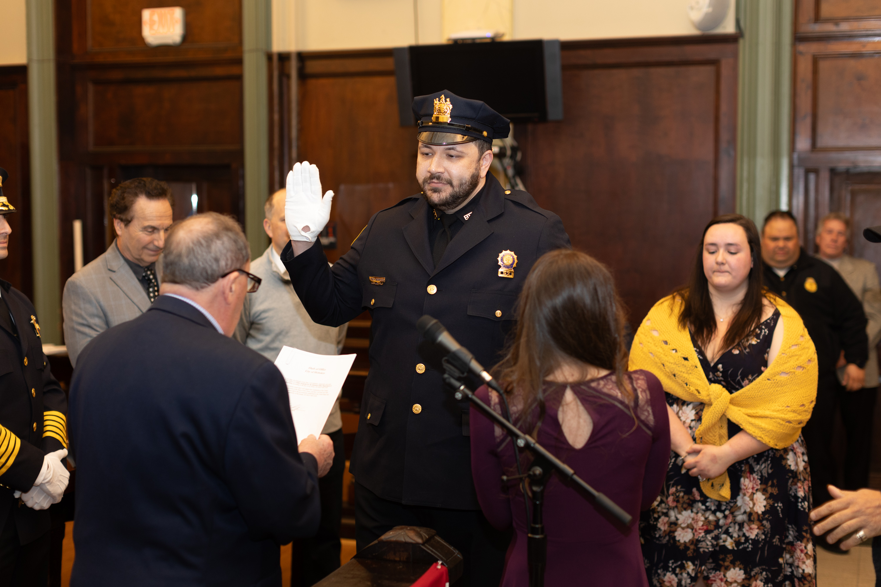 Seven are promoted by Hoboken Police Department, April 3, 2024 - nj.com