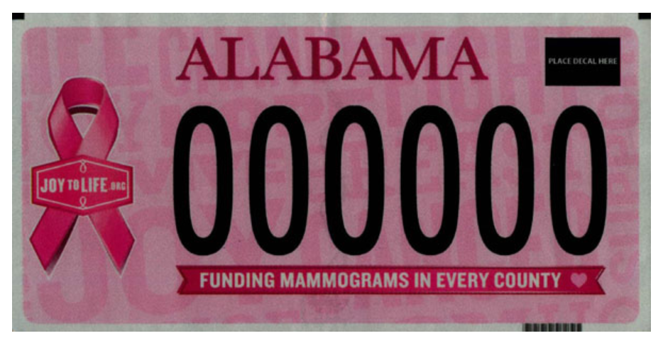 Most popular license plates in Alabama - al.com