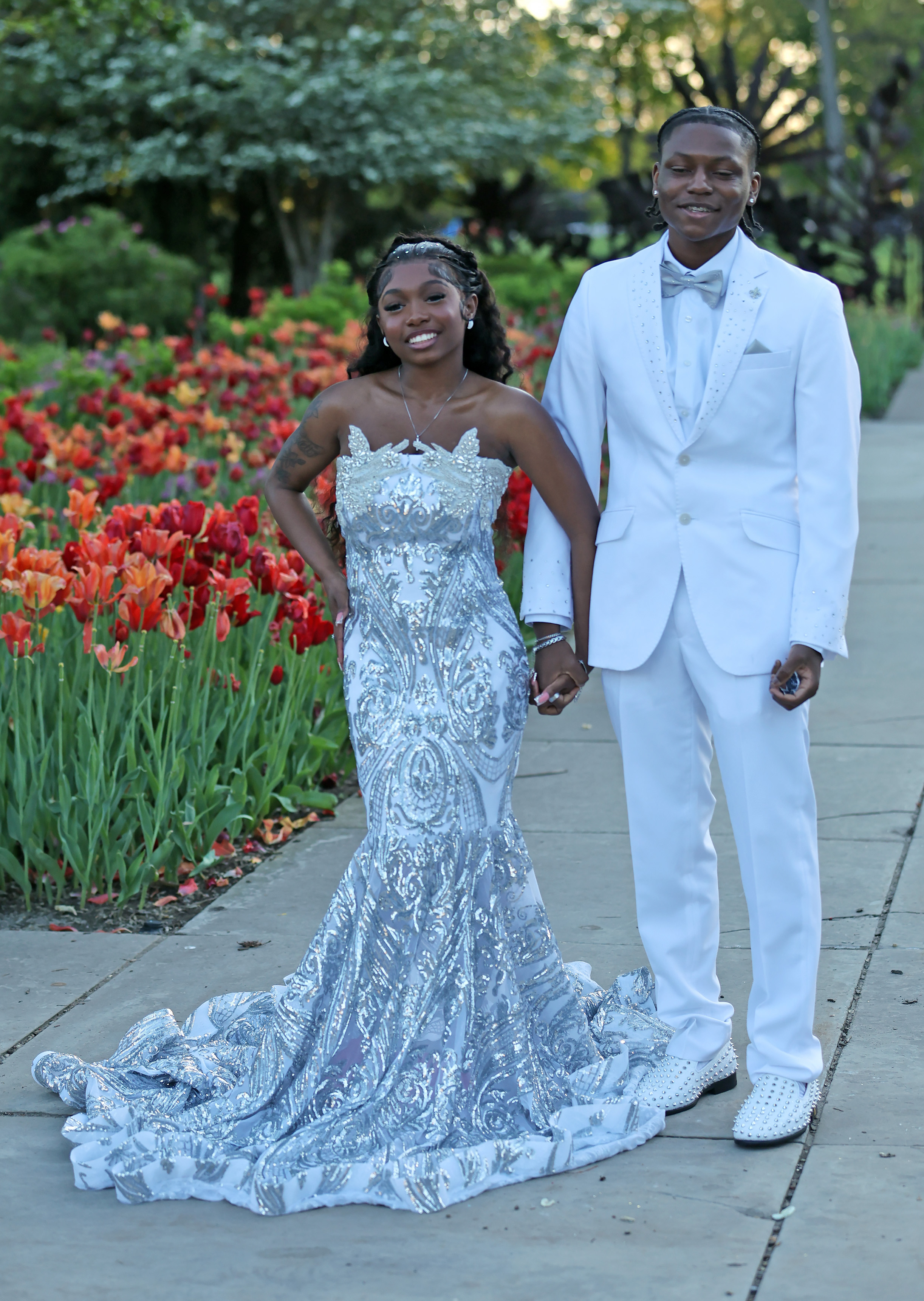 Euclid high school prom at the Cleveland Botanical Gardens, May 9, 2025 ...