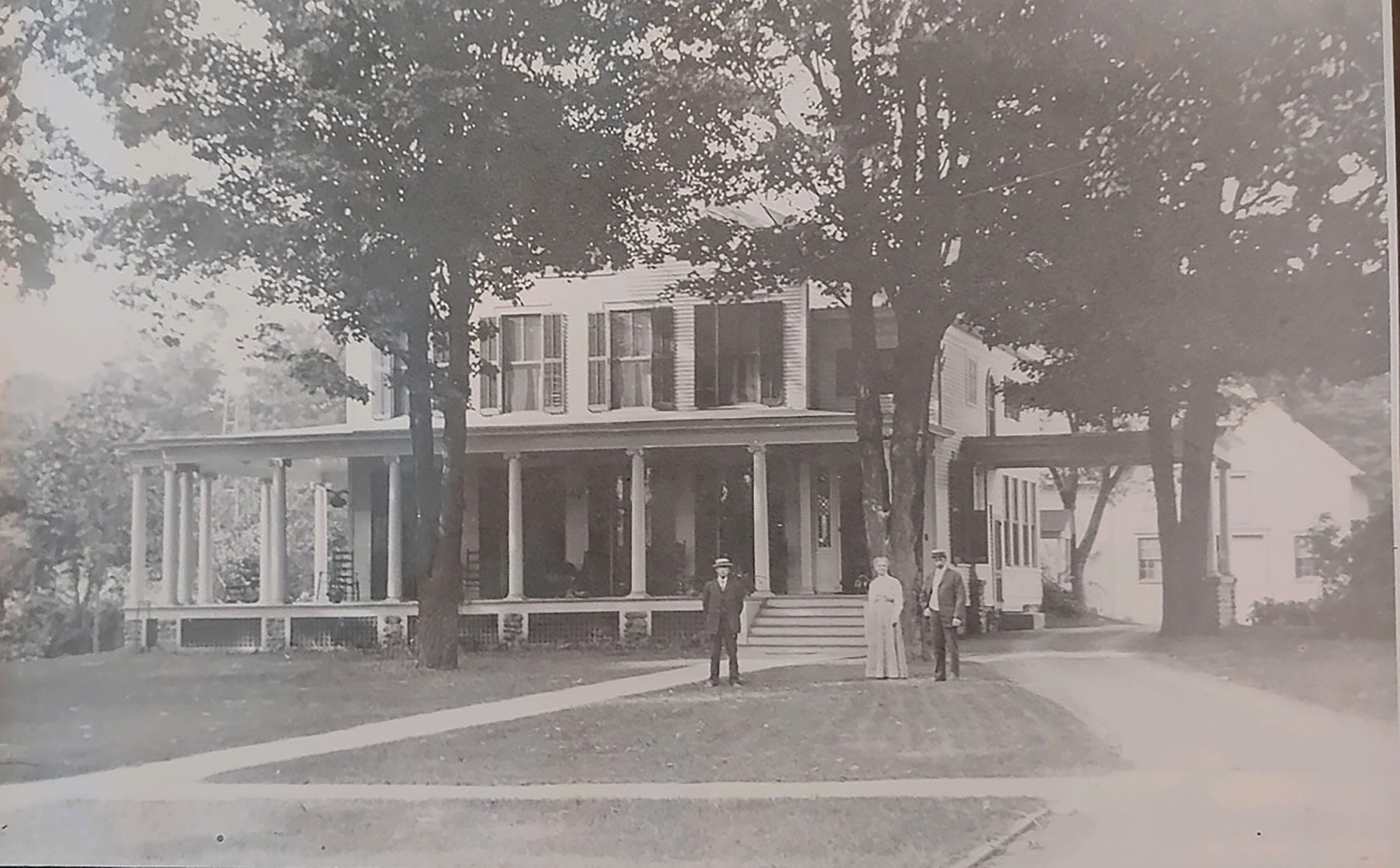 Massive Oneida County Greek Revival has three apartments to rent ...