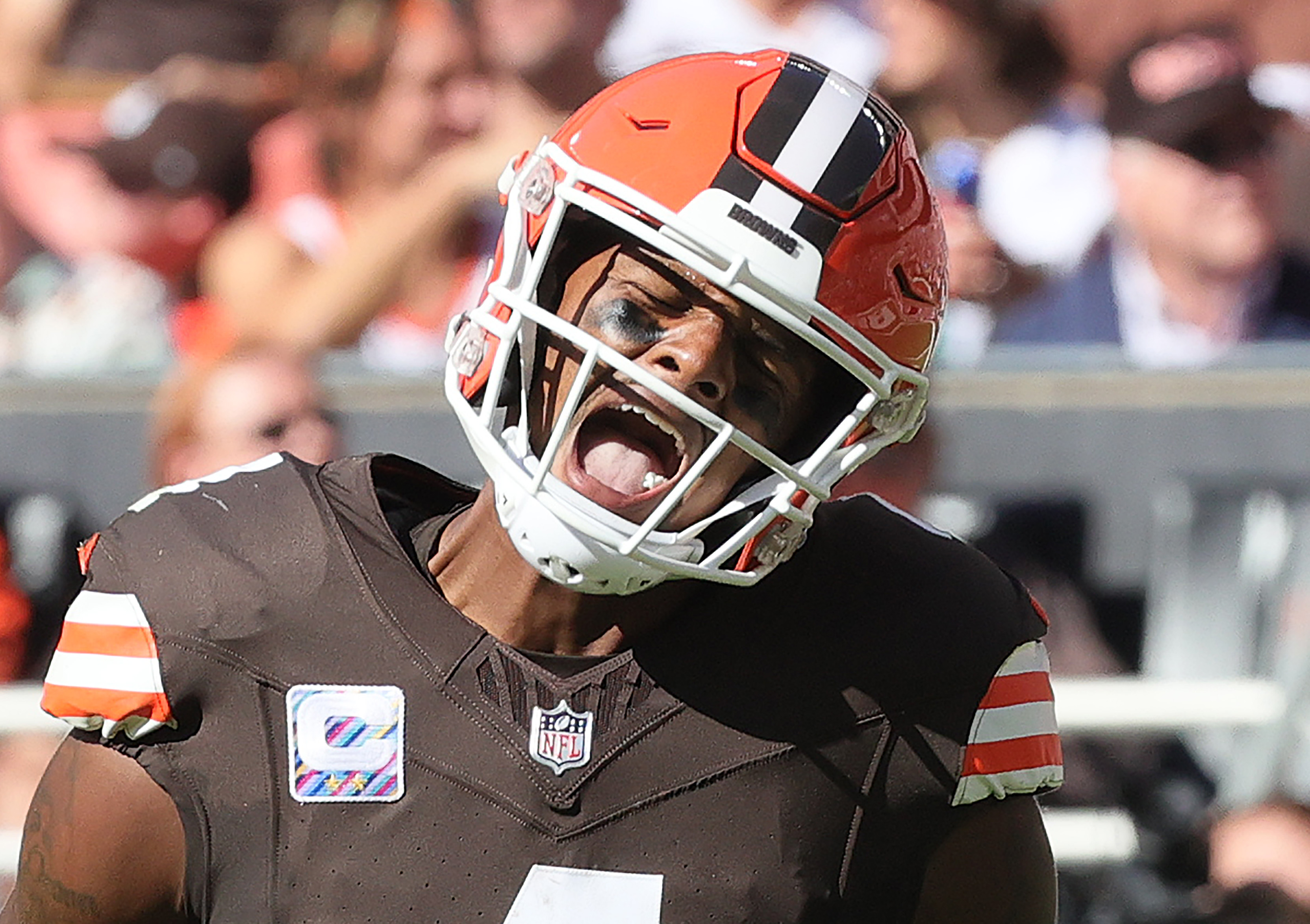 Cleveland Browns quarterback Deshaun Watson vs. the Cincinnati Bengals ...
