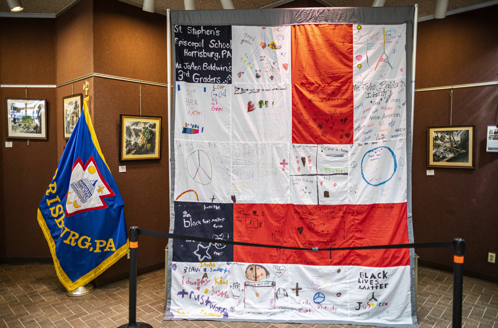 Social justice quilt on display at Harrisburg city government center ...