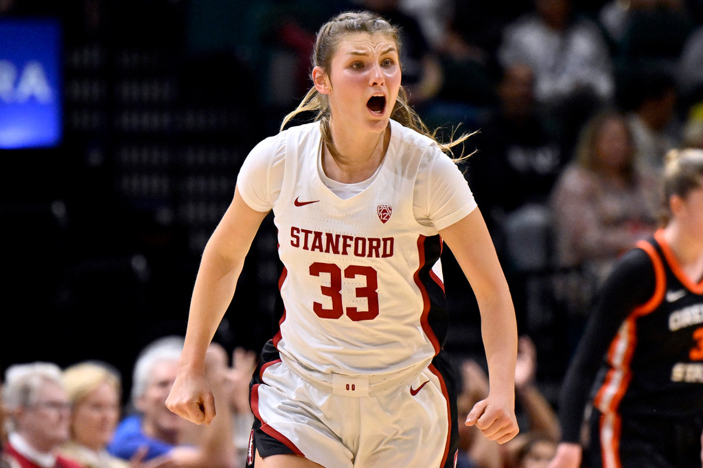 Oregon State vs. Stanford in Pac-12 women's basketball tournament ...