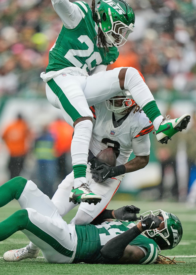 Cleveland Browns receiver Jerry Jeudy vs. New York Jets, November 9 ...
