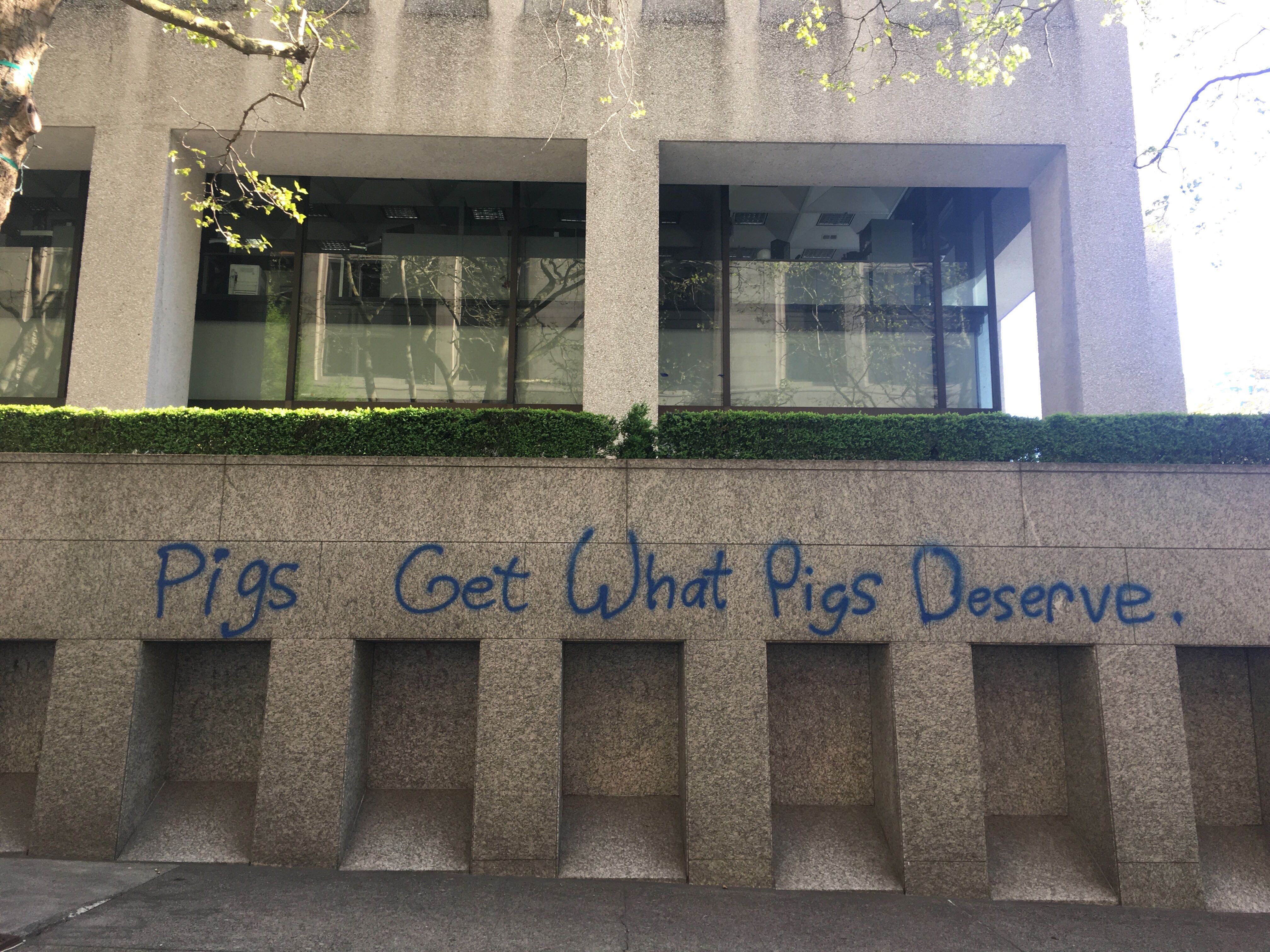 Damage from April 16, 2021, protest in downtown Portland - oregonlive.com