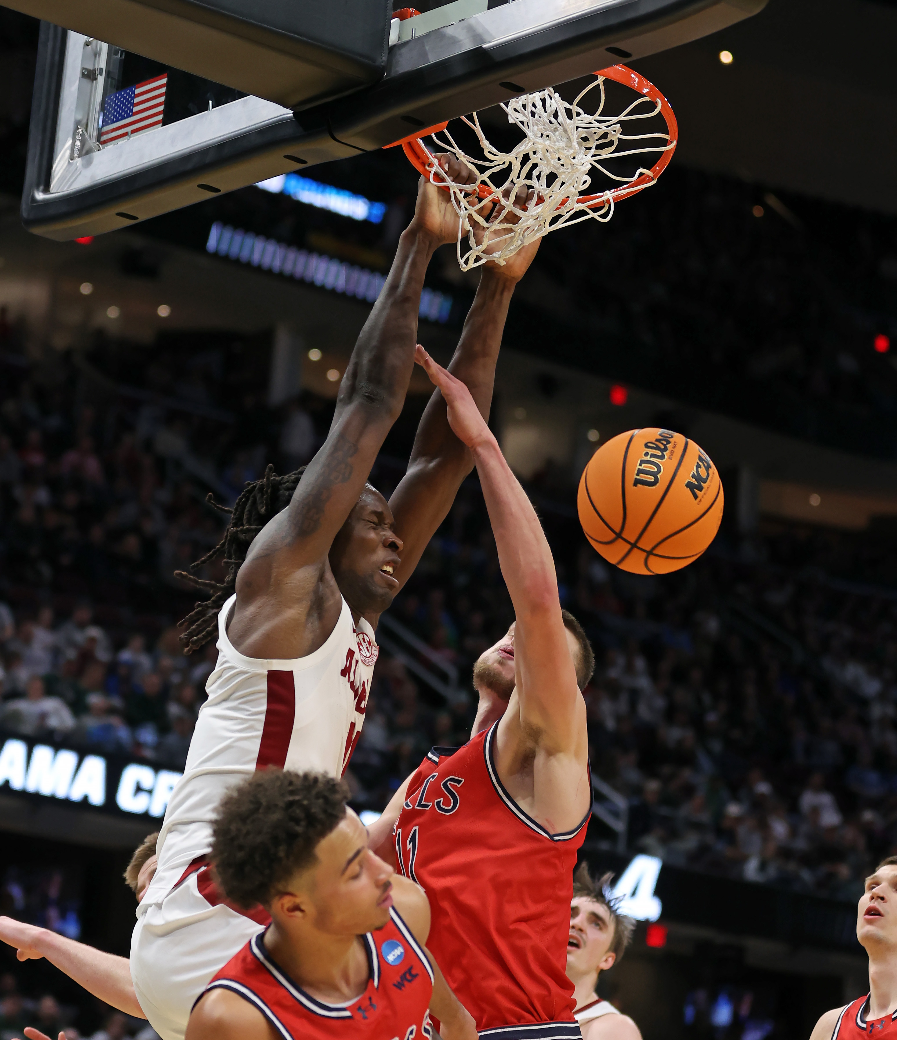 Alabama Crimson Tide vs. St. Mary's Gaels second round, NCAA basketball ...