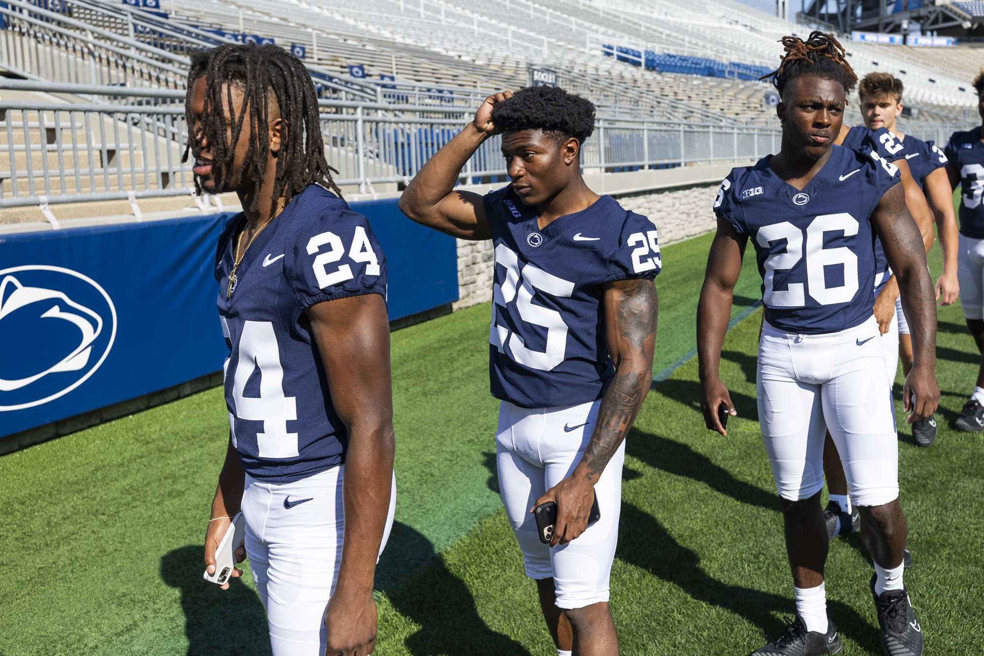 Penn State freshmen at football picture day - pennlive.com