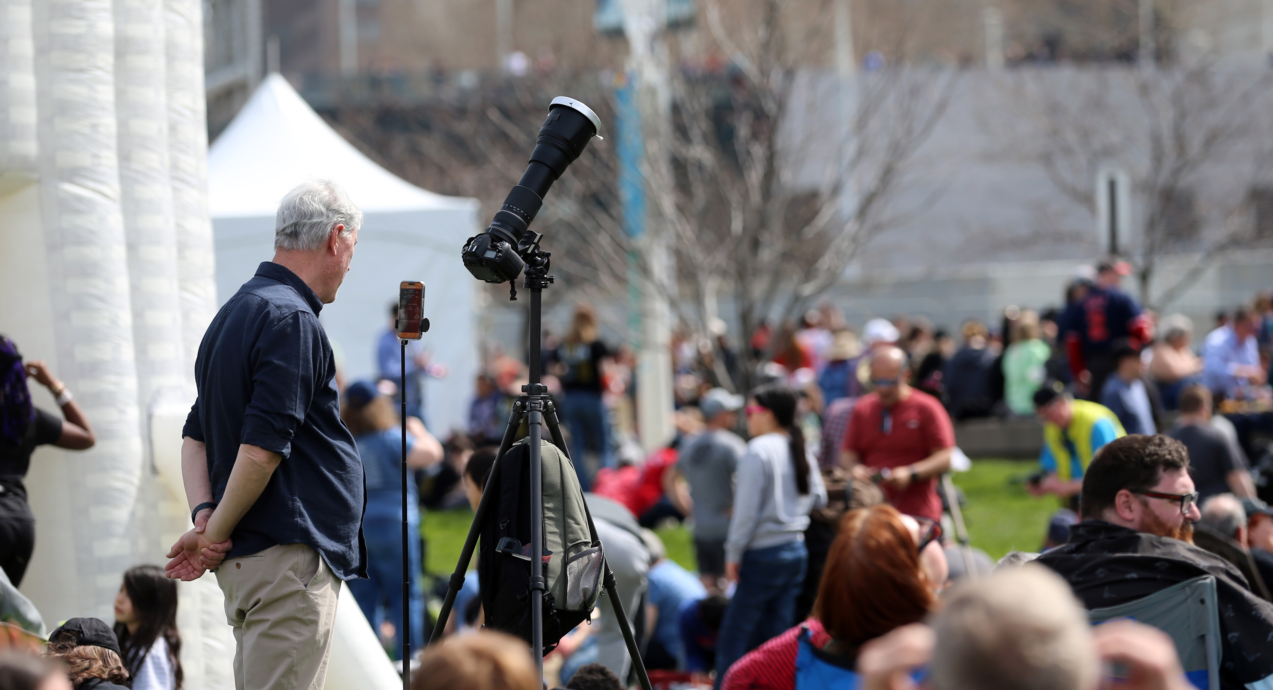 Cleveland total solar eclipse at Great Lakes Science Center, April 8 ...