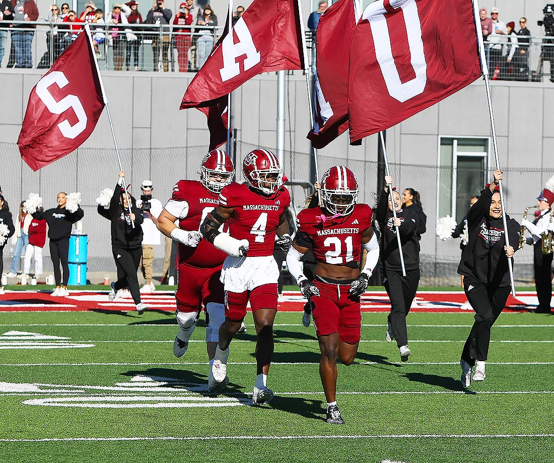 UMass Football vs Liberty on Military Appreciation Day on 11/16/24 ...