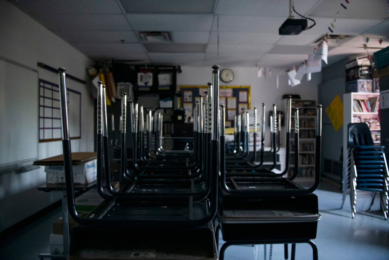 Empty classrooms during the Coronavirus (COVID-19) Pandemic - mlive.com