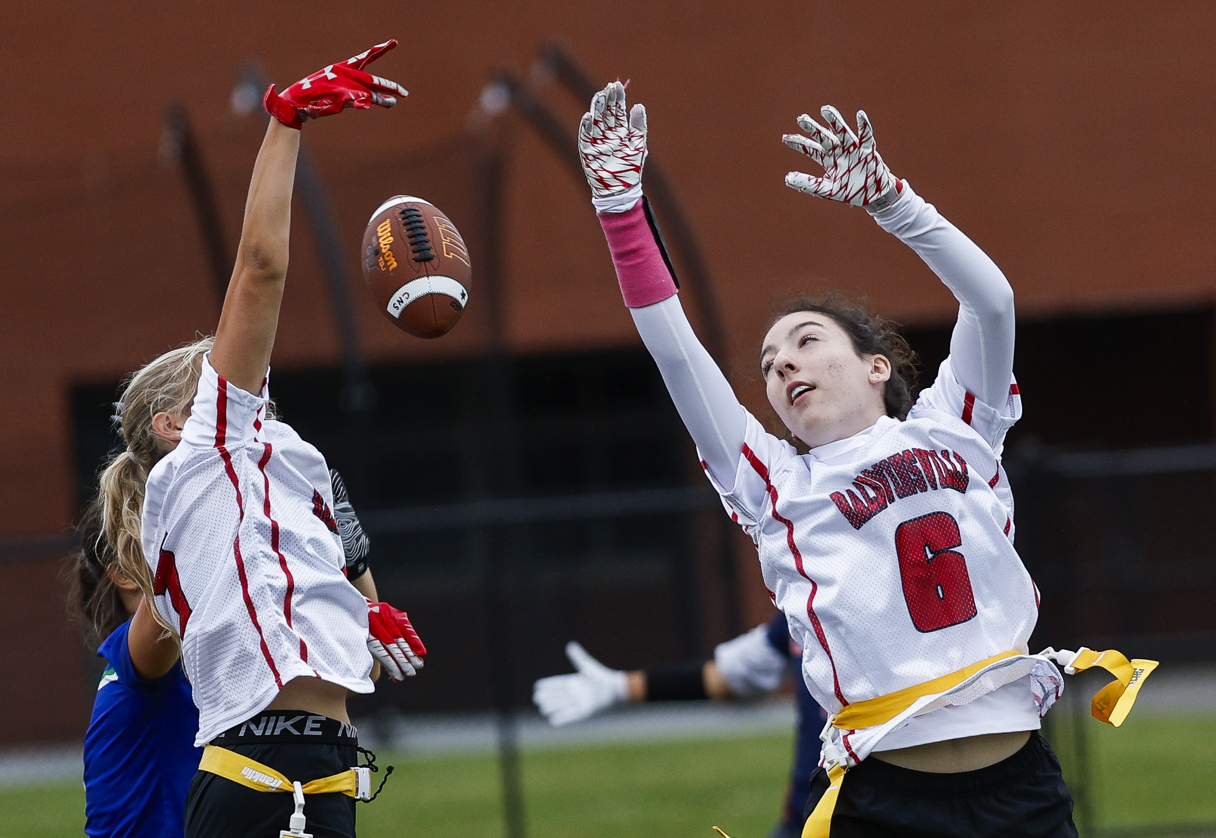 The North defeats the South in a CNY girls high school flag football ...