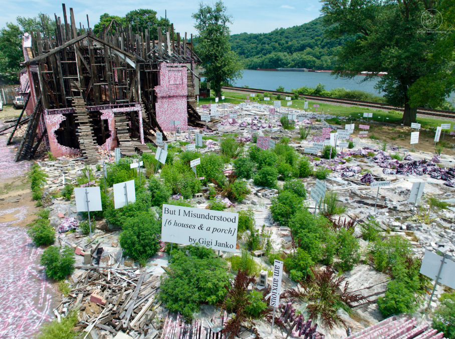 Artist Gigi Janko creates a compelling installation in a struggling ...