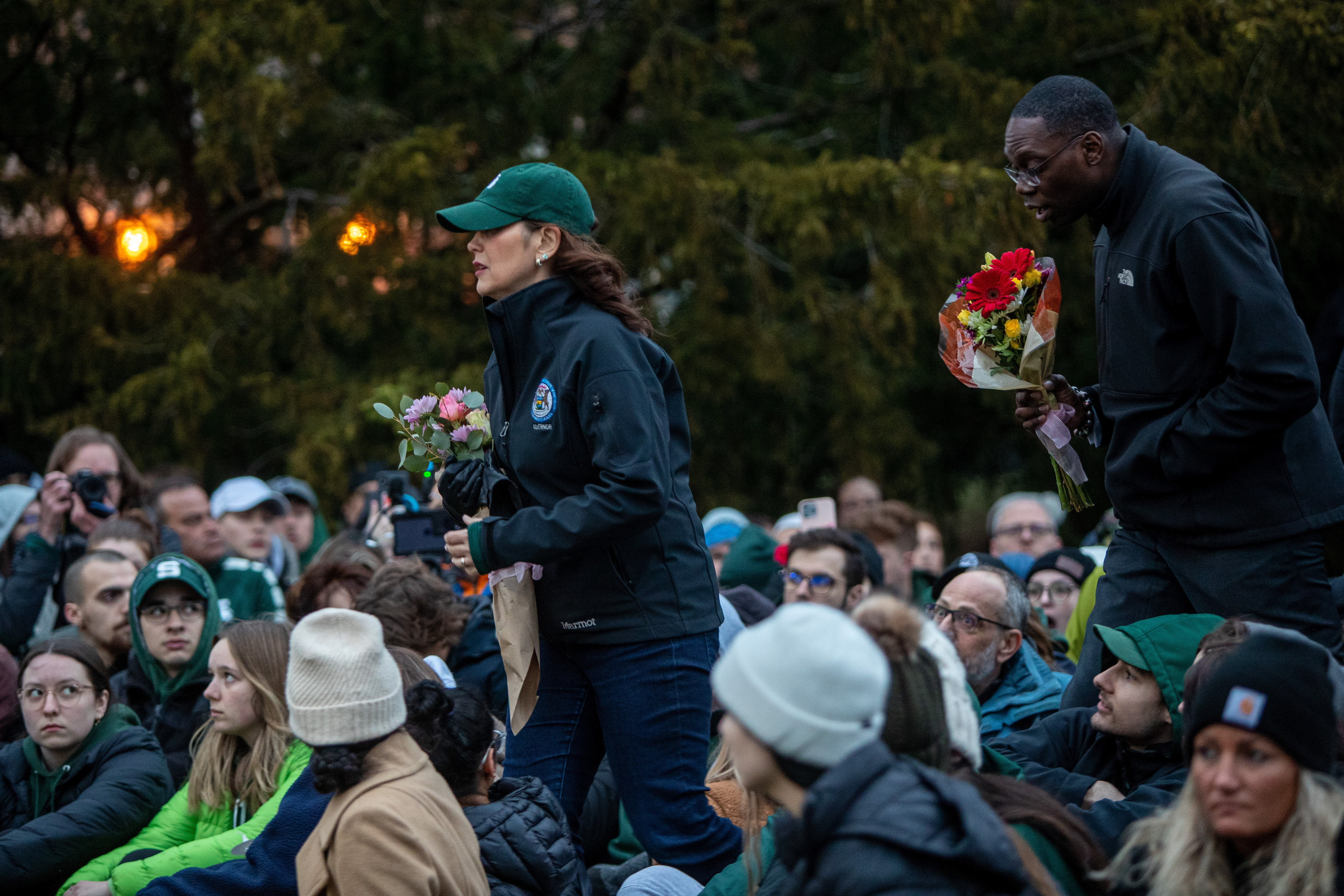 Hundreds remember students killed in MSU mass shooting at vigil - mlive.com