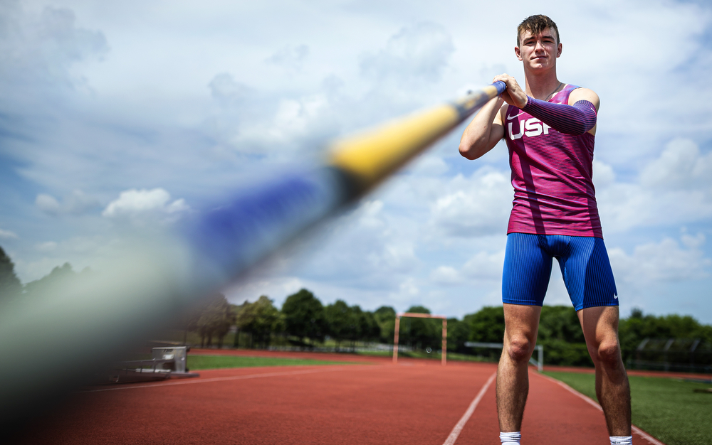 Hershey pole vault champion Justin Rogers - pennlive.com