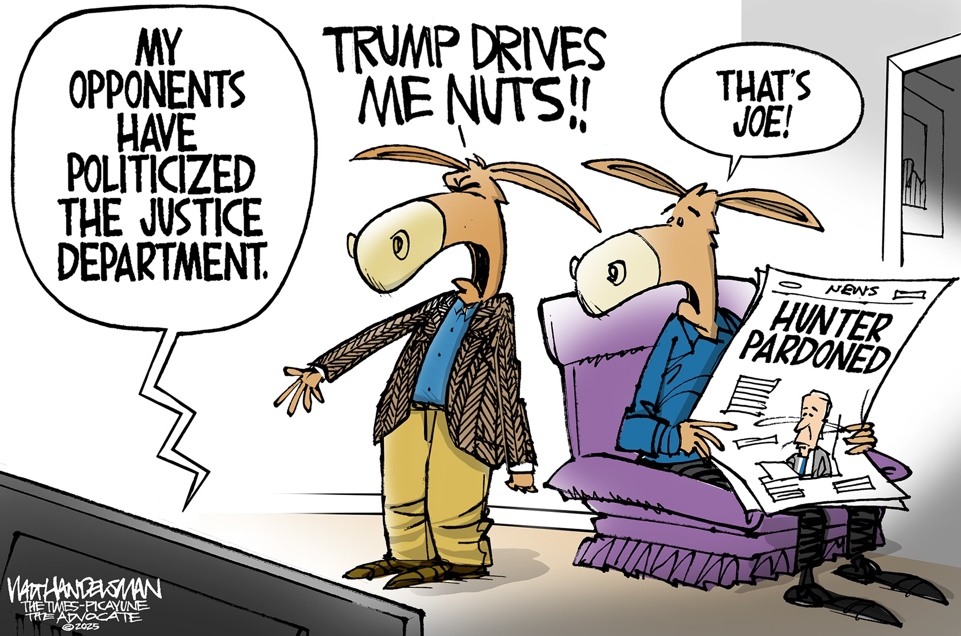 Editorial cartoons for Dec. 8, 2024 - oregonlive.com