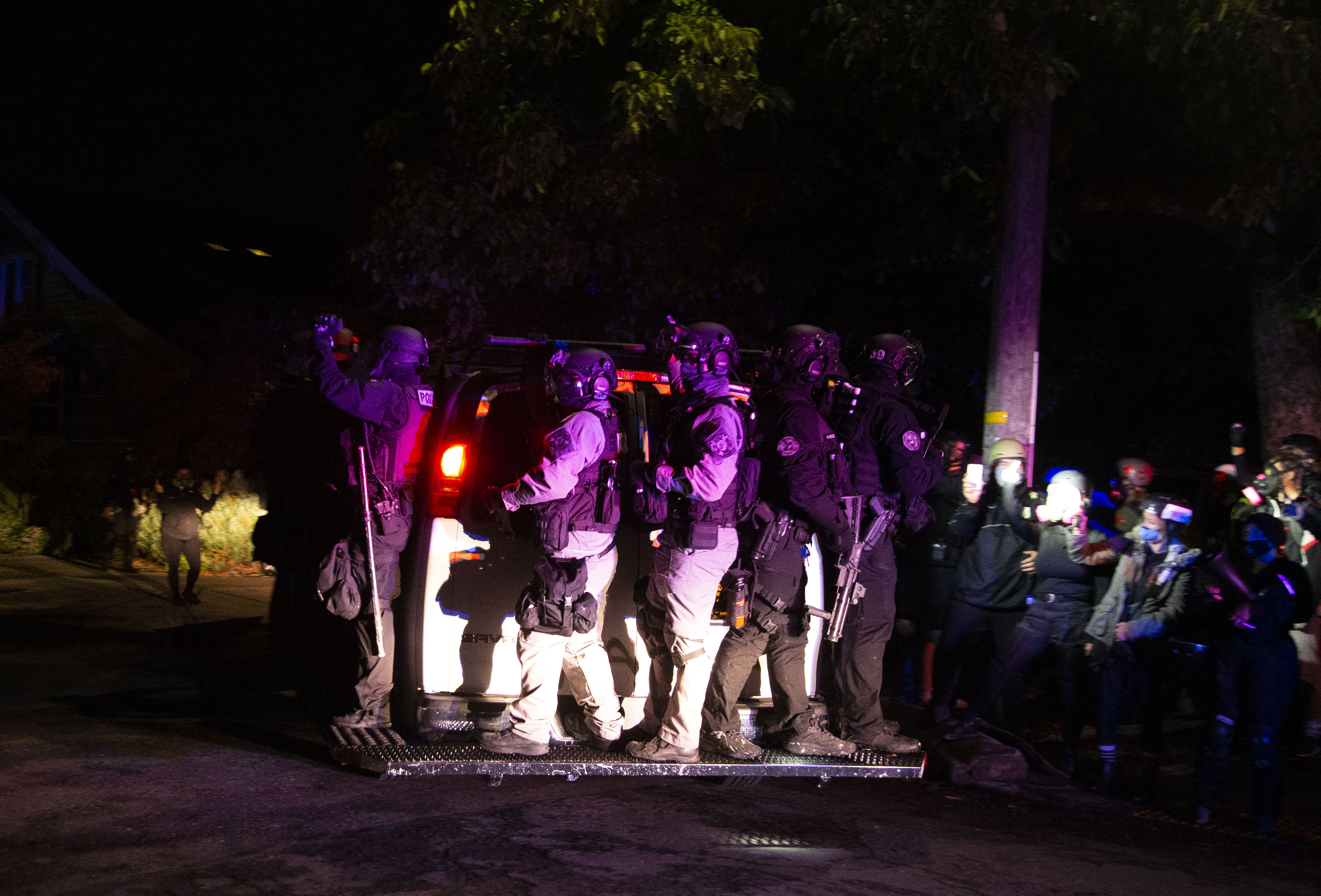 Portland protesters gather Friday during 86th night of demonstrations ...