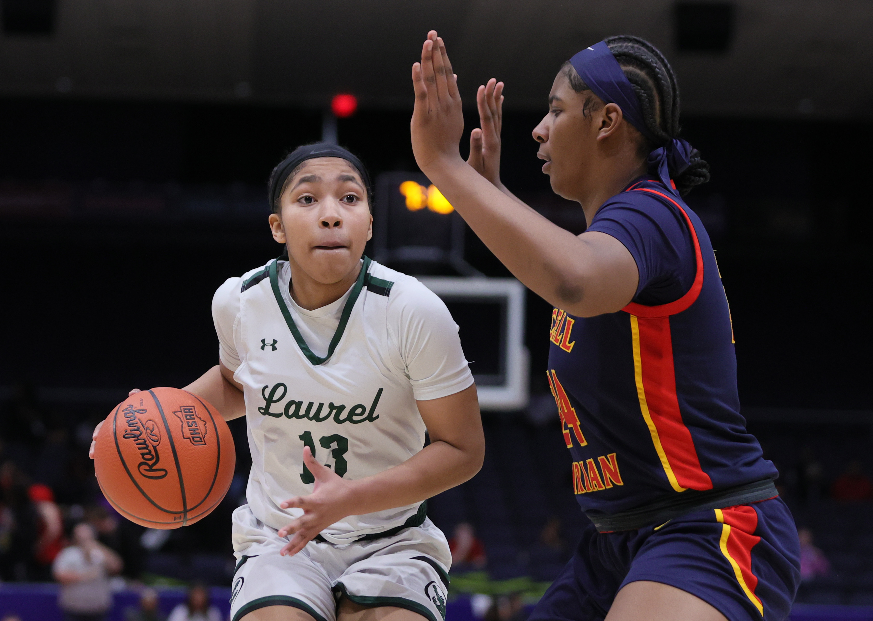 High school girls basketball D2 final: Laurel vs. Purcell Marian, March ...