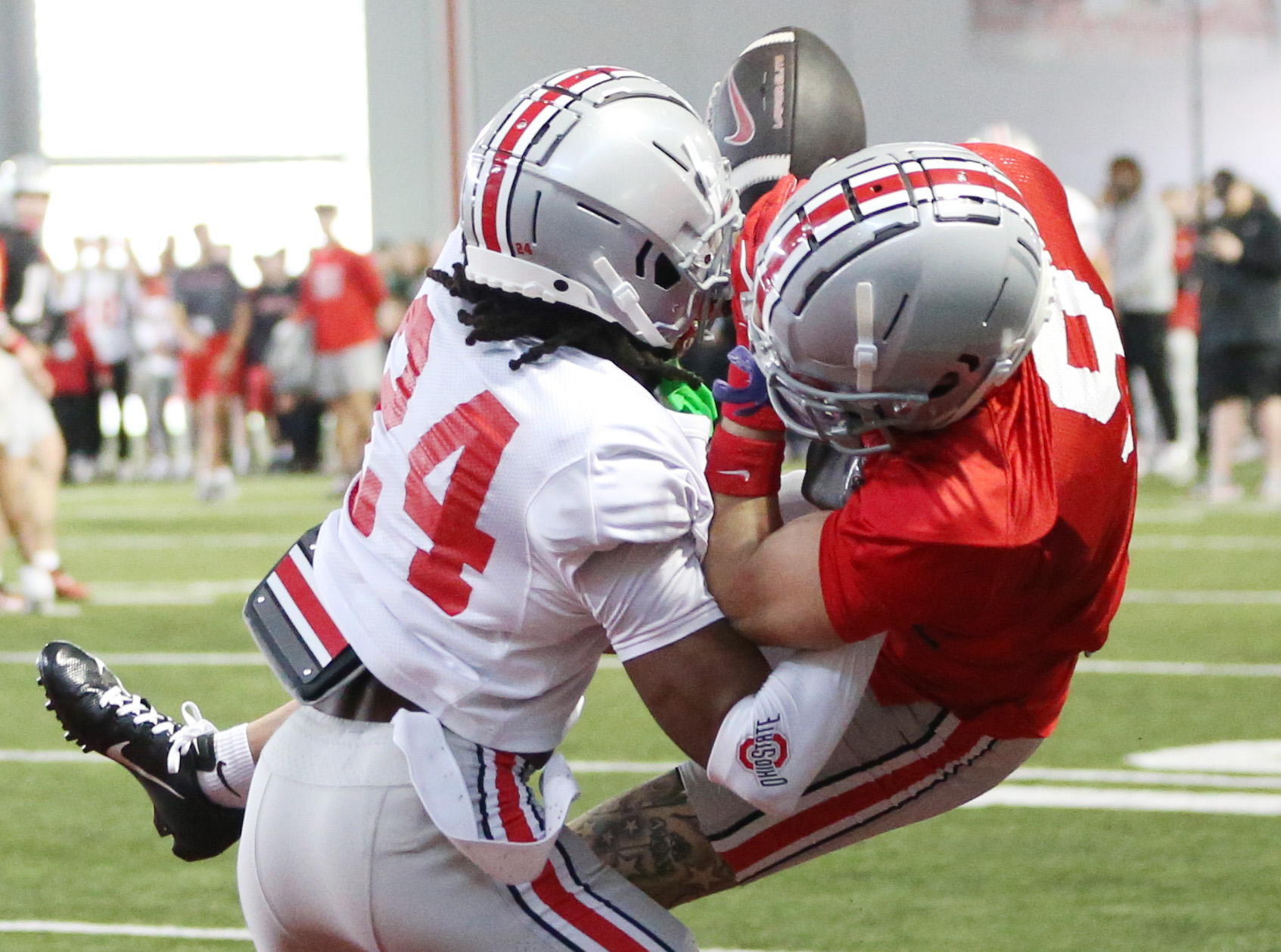 OSU football's Student Appreciation practice, March 30, 2024 ...