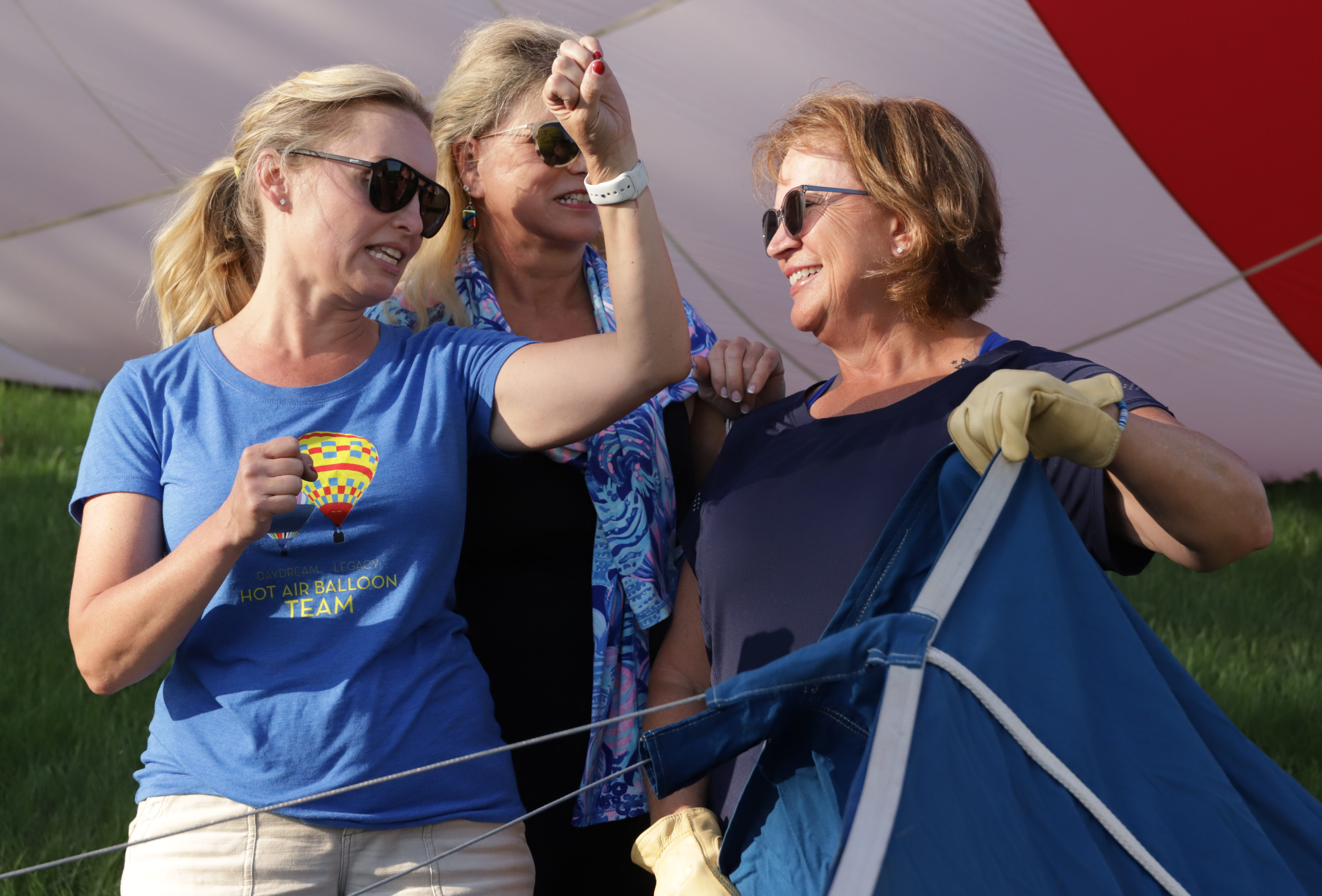 Hot air balloon pilot Dawn McKenzie - mlive.com