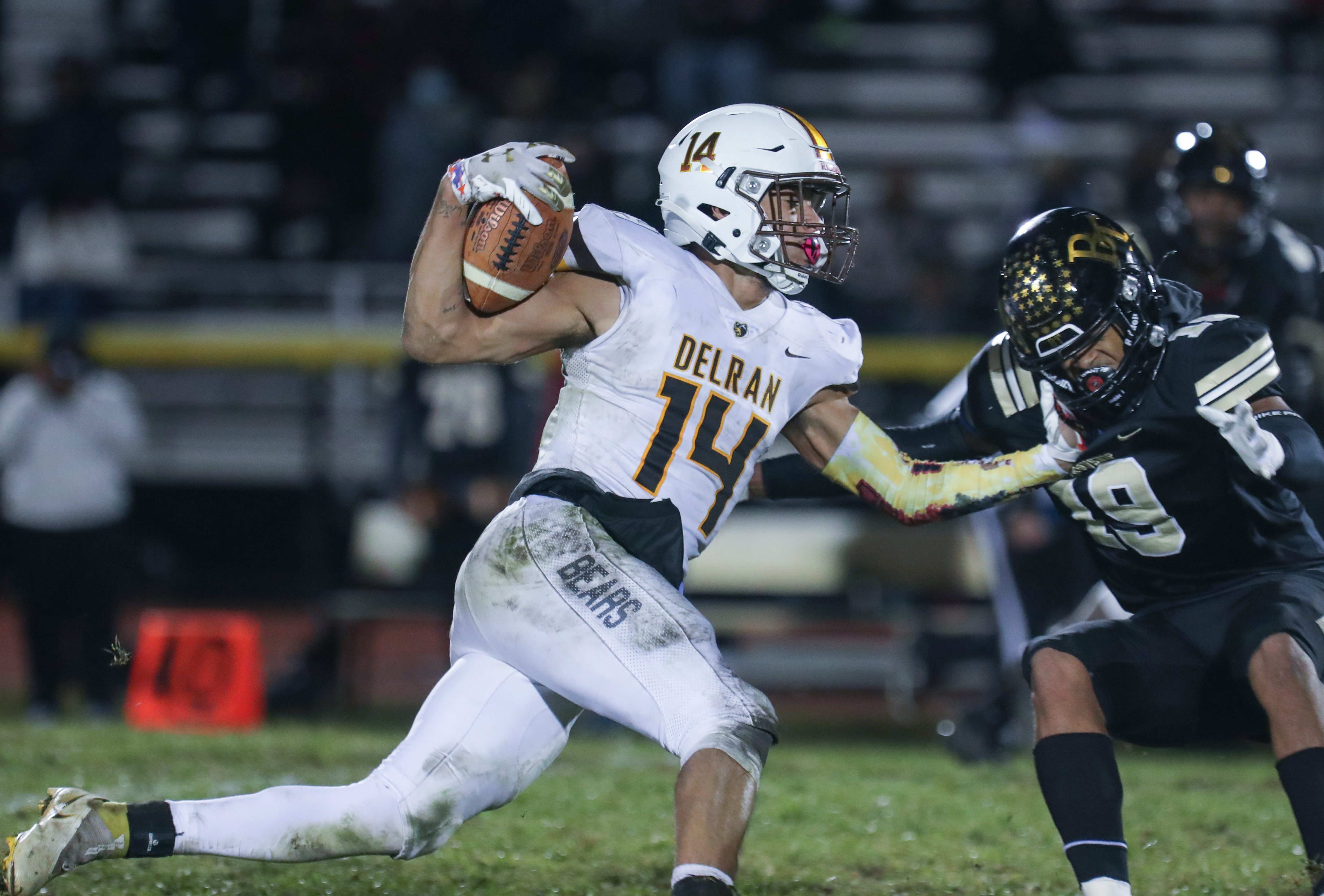 Delran vs Burlington Township Football November 5, 2021. - nj.com