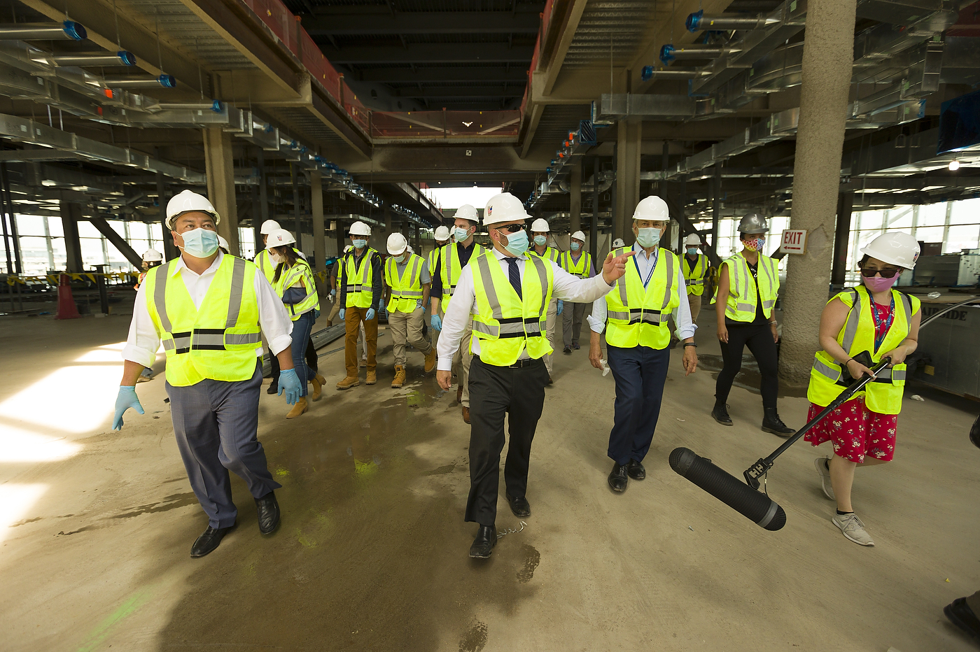 Newark Liberty Terminal One Progress Tour - nj.com