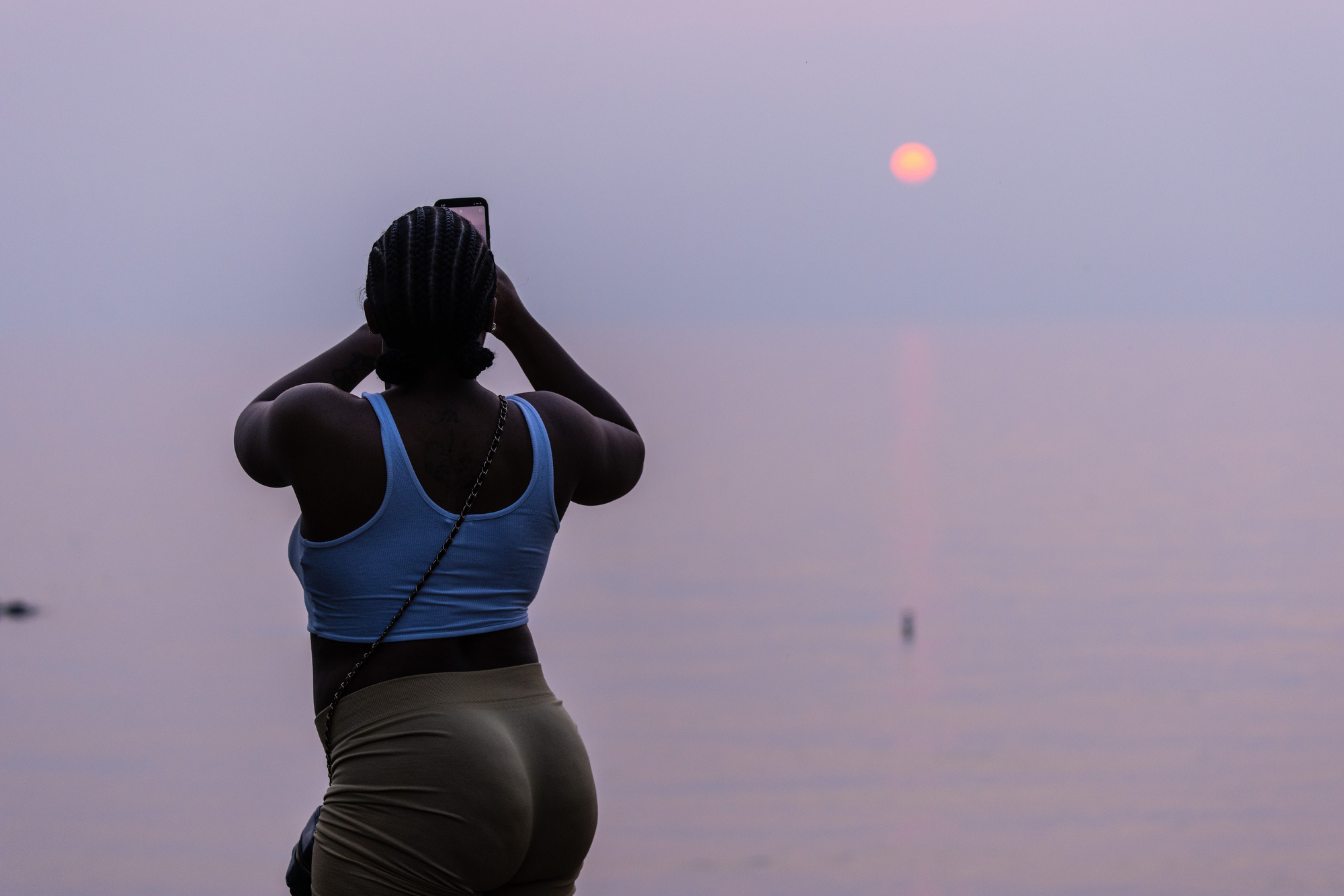Smoky sunset over Lake Erie - cleveland.com
