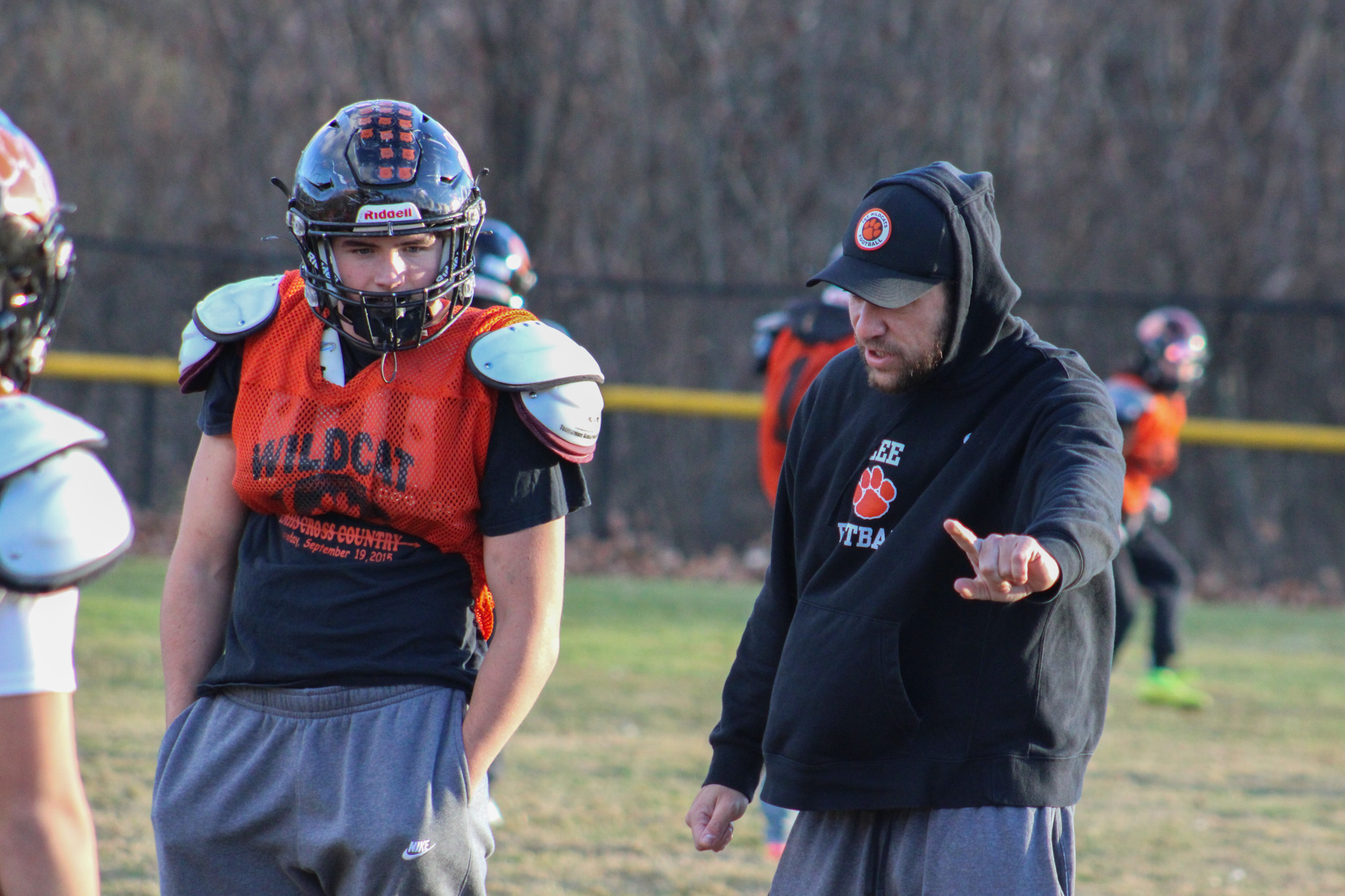Tom Salinetti, Head Coach of the Lee High School football team ...