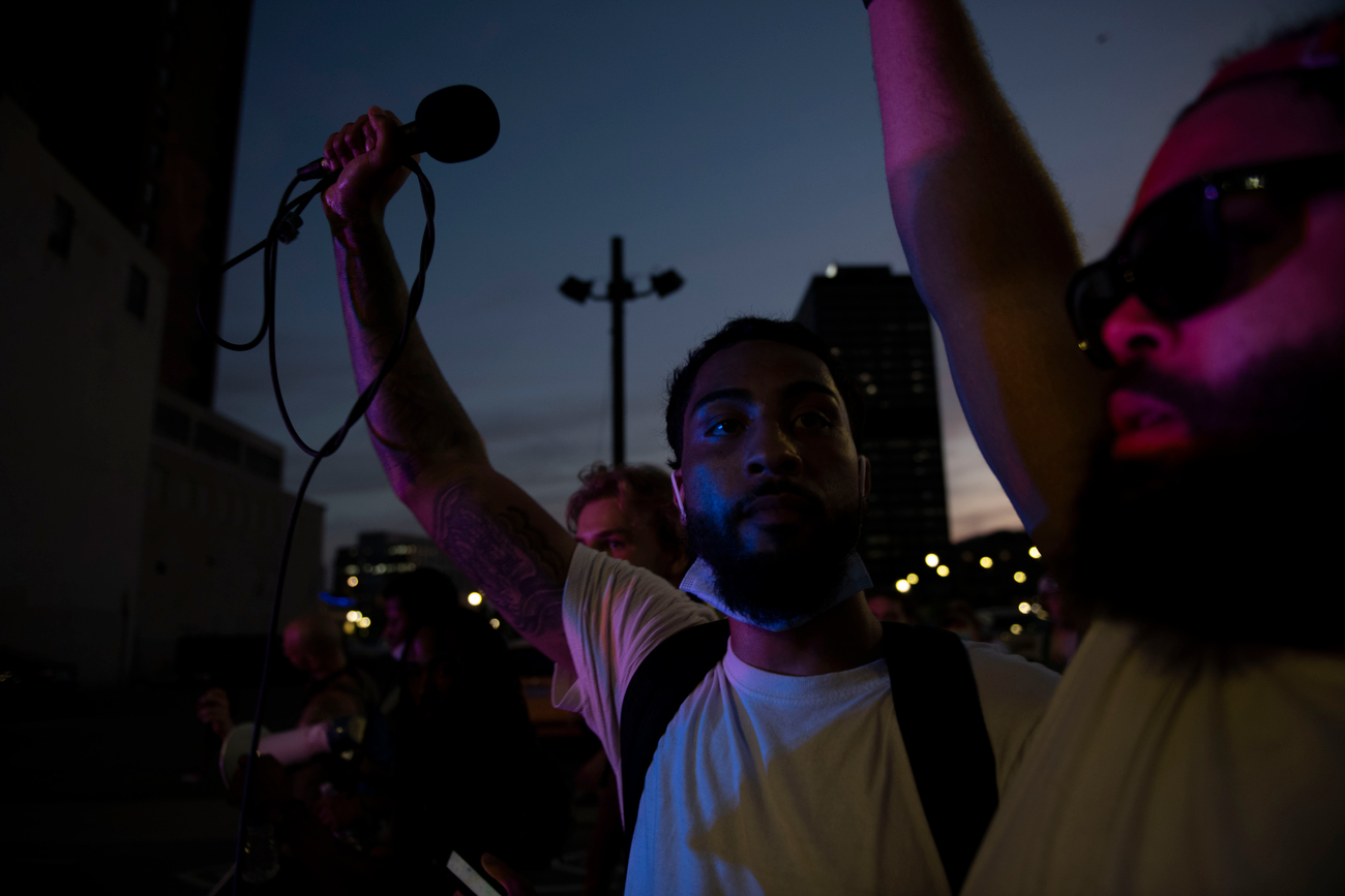 Detroit protesters march to site where 1967 riot began in eighth day of ...