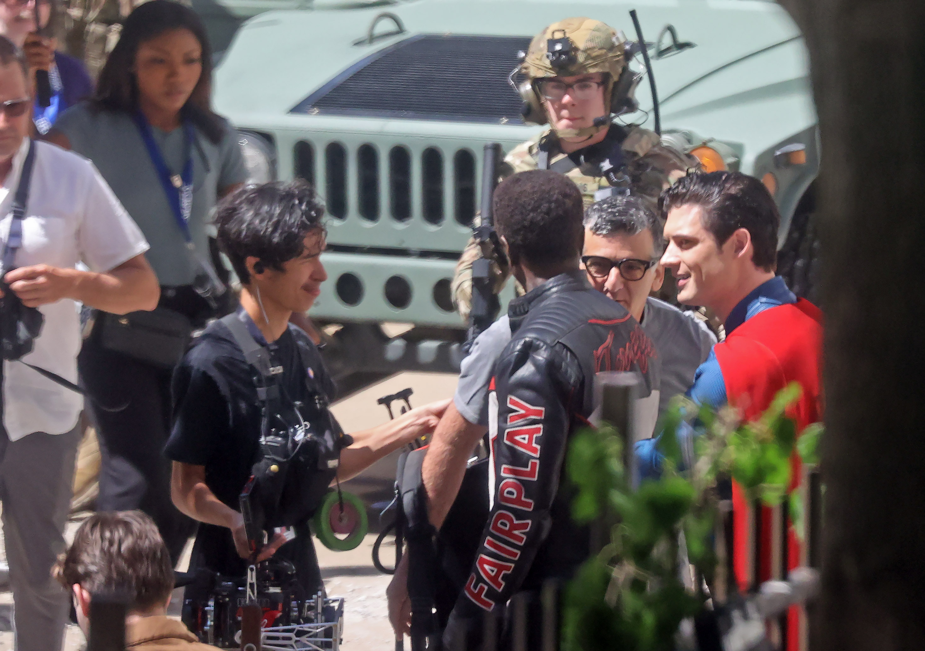 Filming begins on set of Superman in downtown Cleveland, June 24, 2024 ...