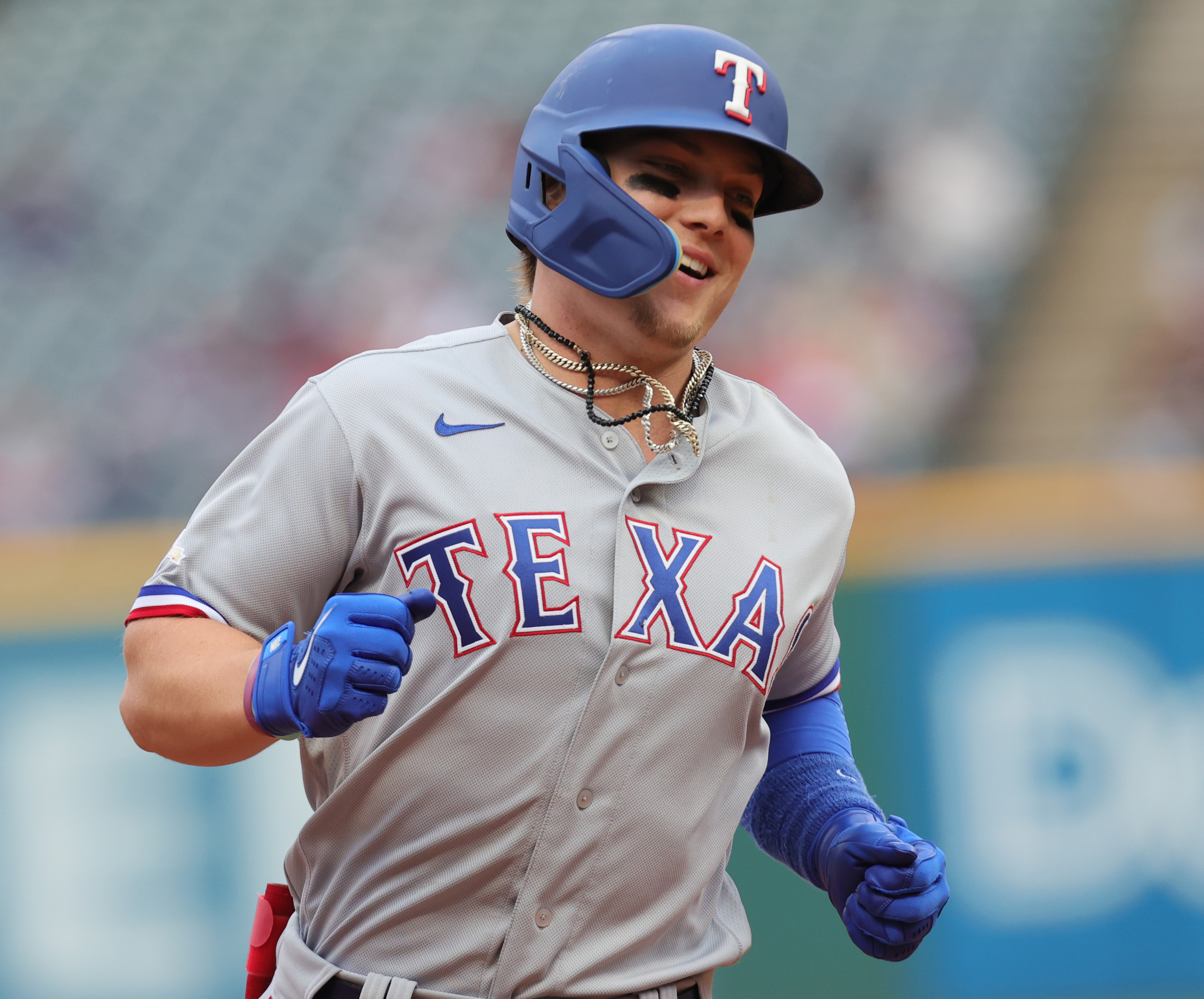Cleveland Guardians vs. Texas Rangers in game 1 of a doubleheader, June ...