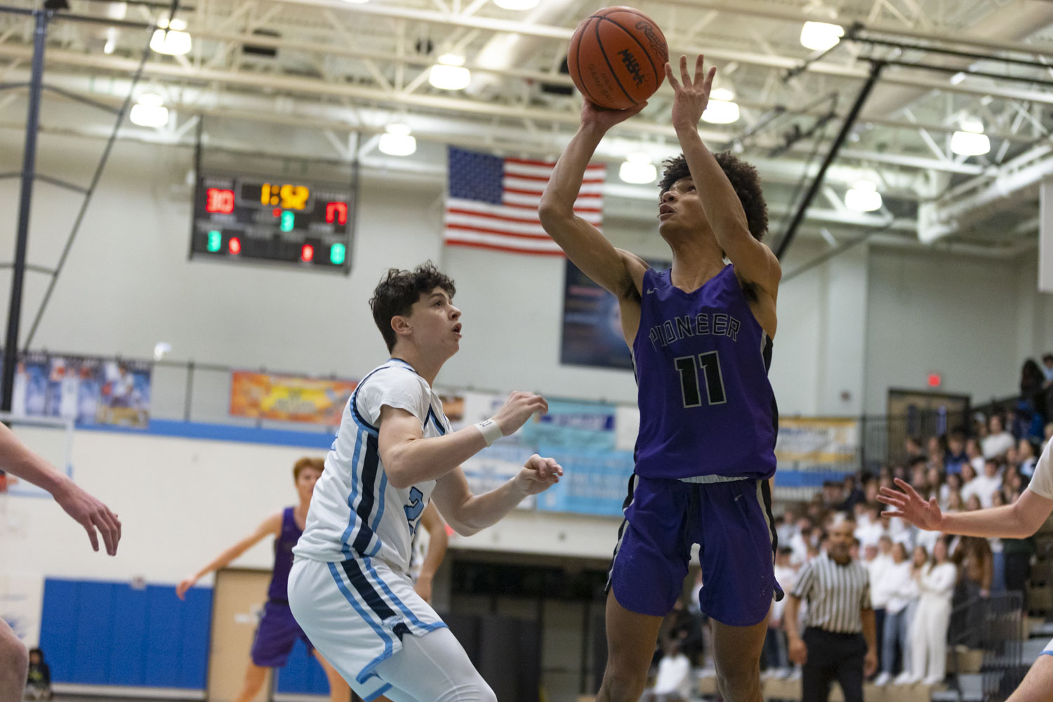 See photos as Skyline defeats Pioneer 45-37 in a boys basketball game ...