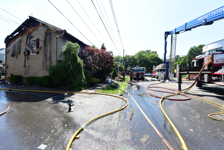 Hackettstown home gutted in afternoon fire - nj.com