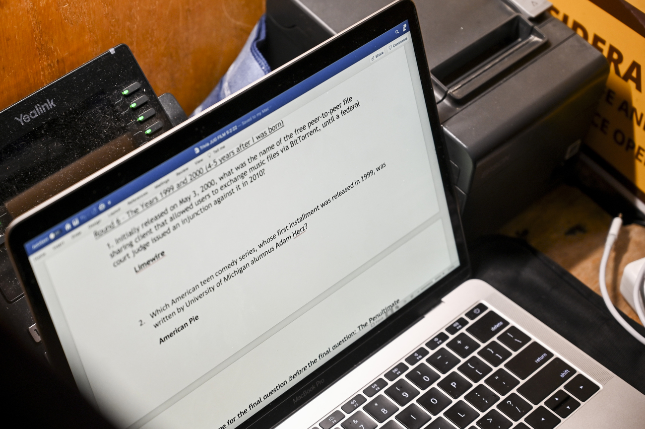 Joshua Bosman hosts trivia at the Brown Jug - mlive.com