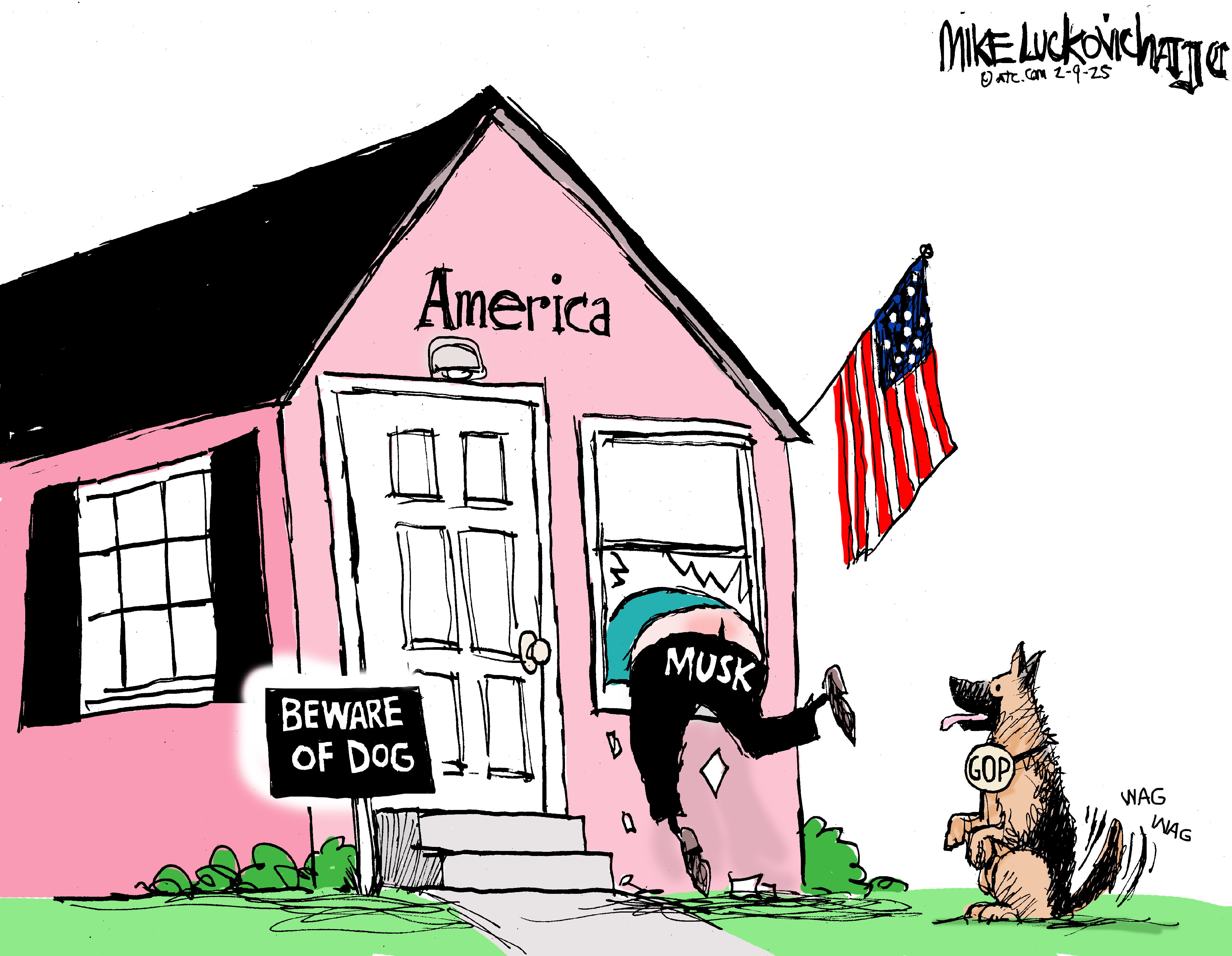 Editorial cartoons for Feb. 9, 2025 - oregonlive.com