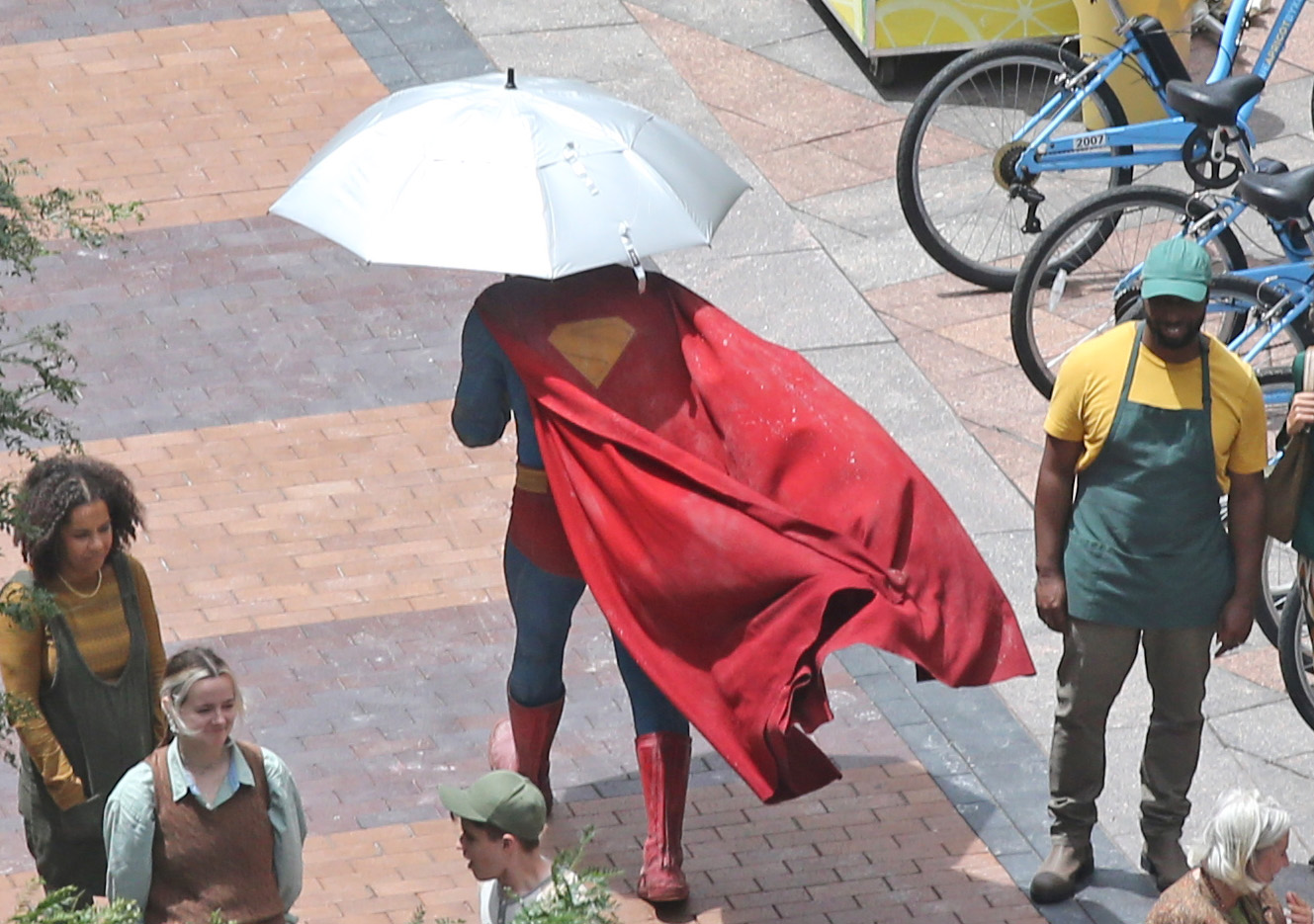 Superman movie filming at PNC Plaza, July 10, 2024 - cleveland.com