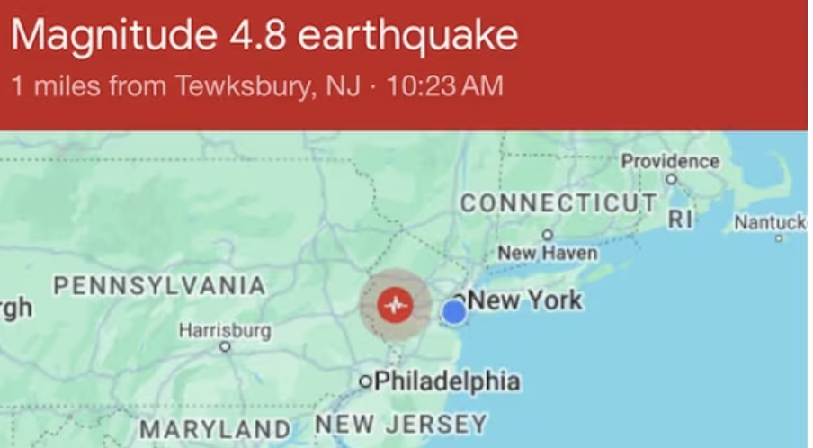 Earthquake shakes New York City, East Coast - silive.com
