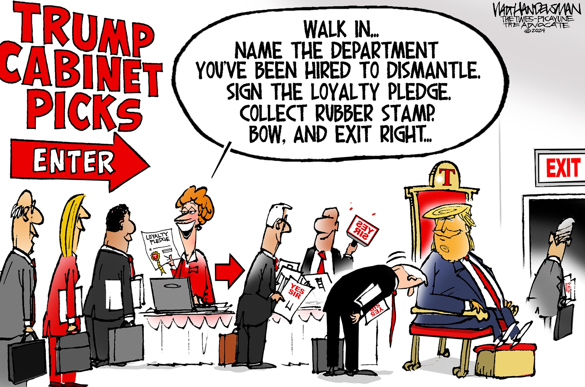 Editorial cartoons for Dec. 8, 2024 - oregonlive.com