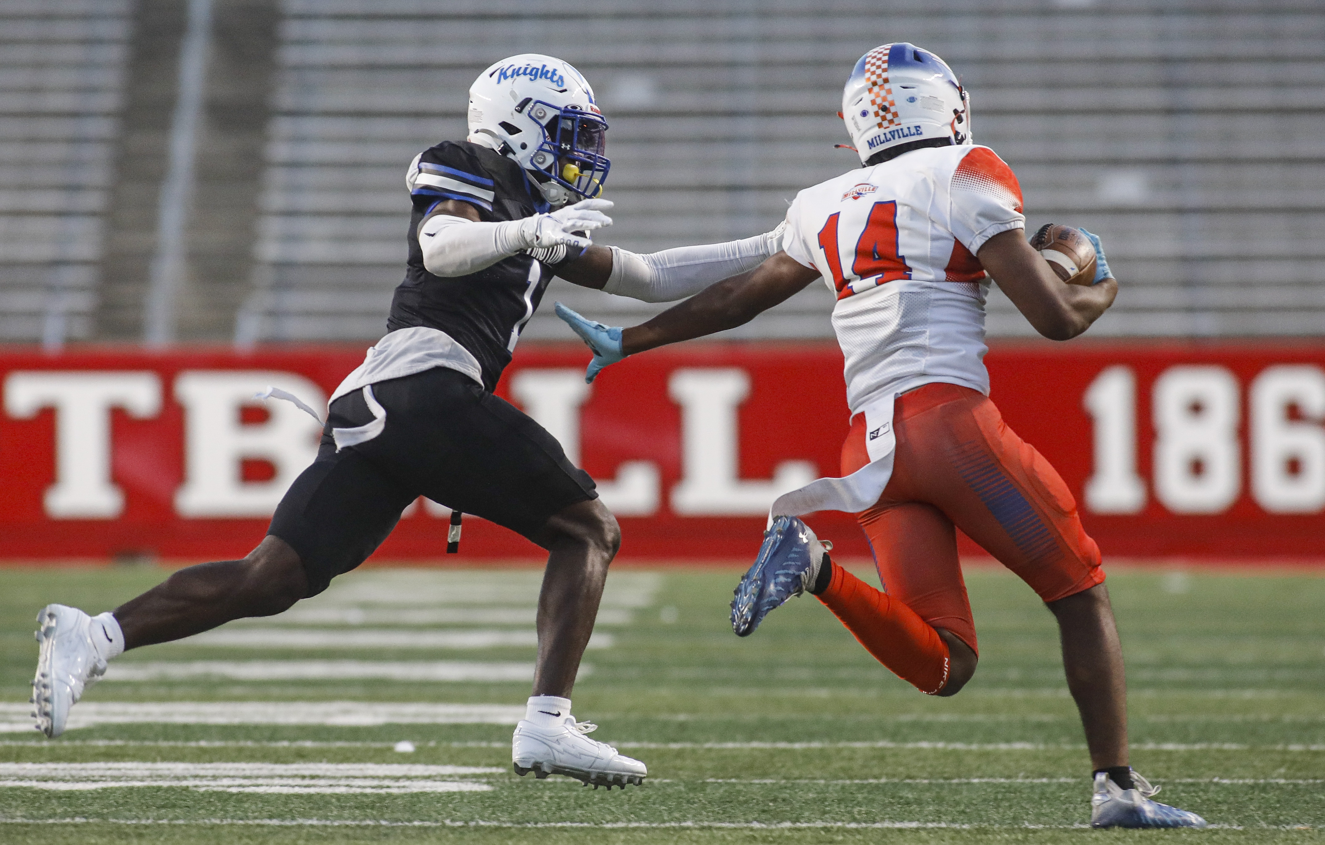 Football: Millville vs. Irvington in Rumble on the Raritan on September ...