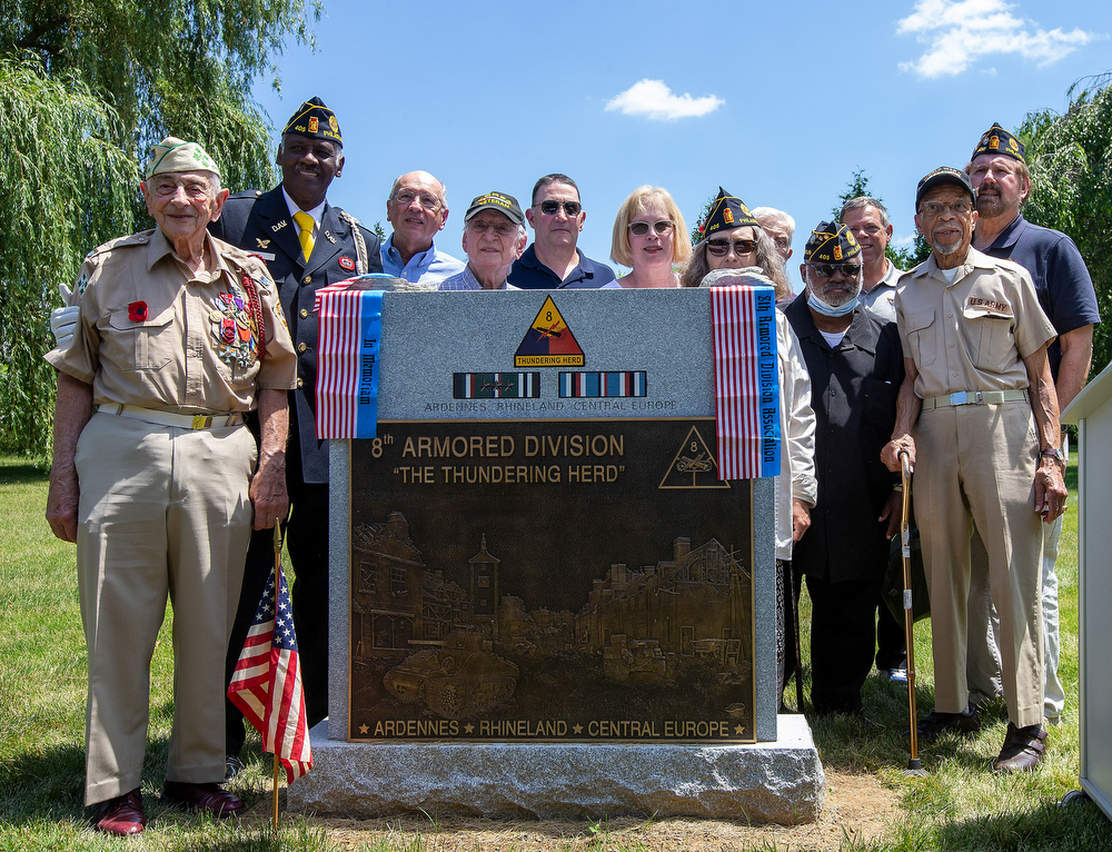 WWII 8th Armored Division monument dedication at Army Heritage Center ...