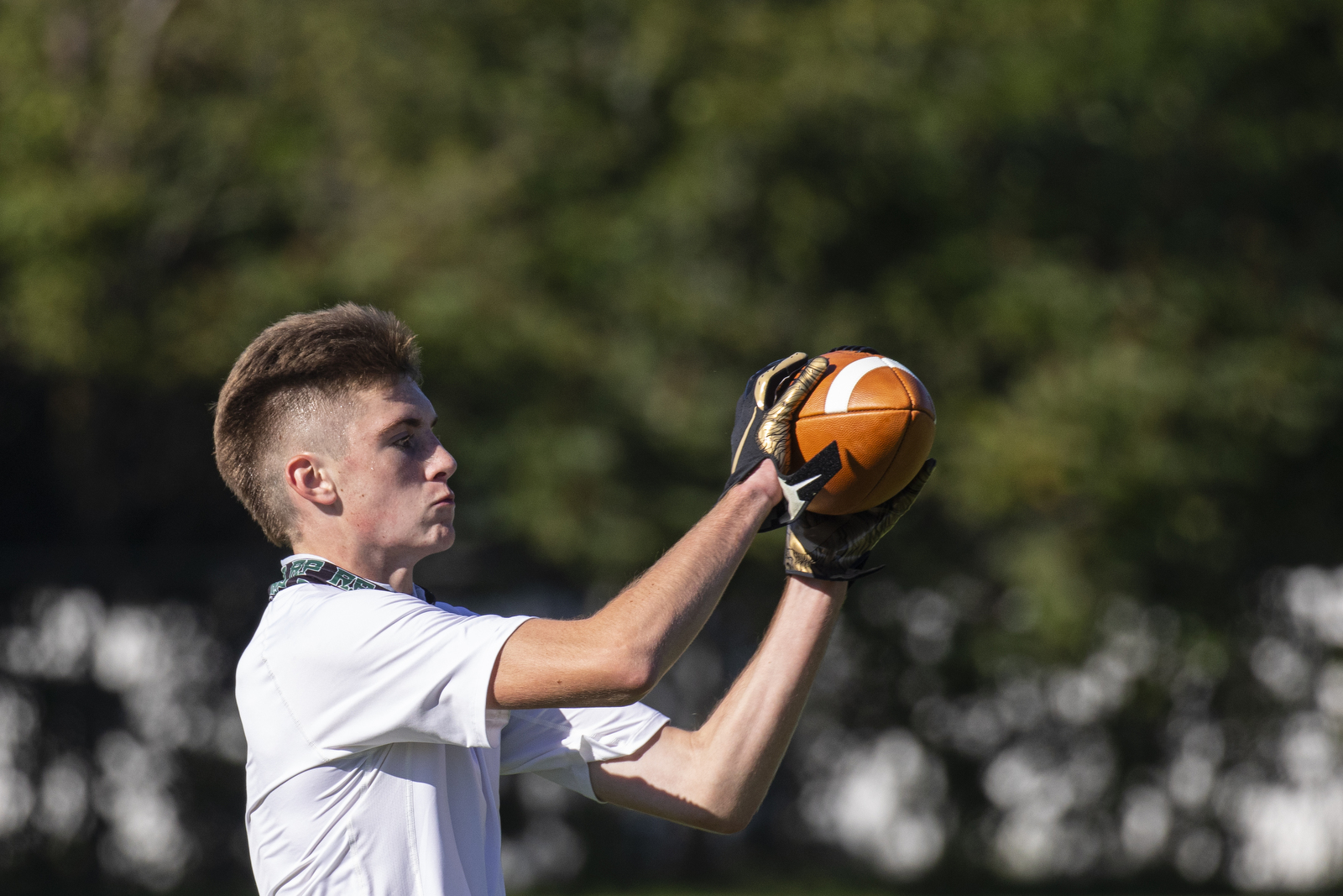 Reeths-Puffer football sports face masks during 2020 practice - mlive.com