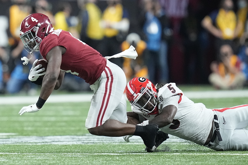 Alabama vs. Georgia in CFP national championship, Jan. 10, 2022 ...