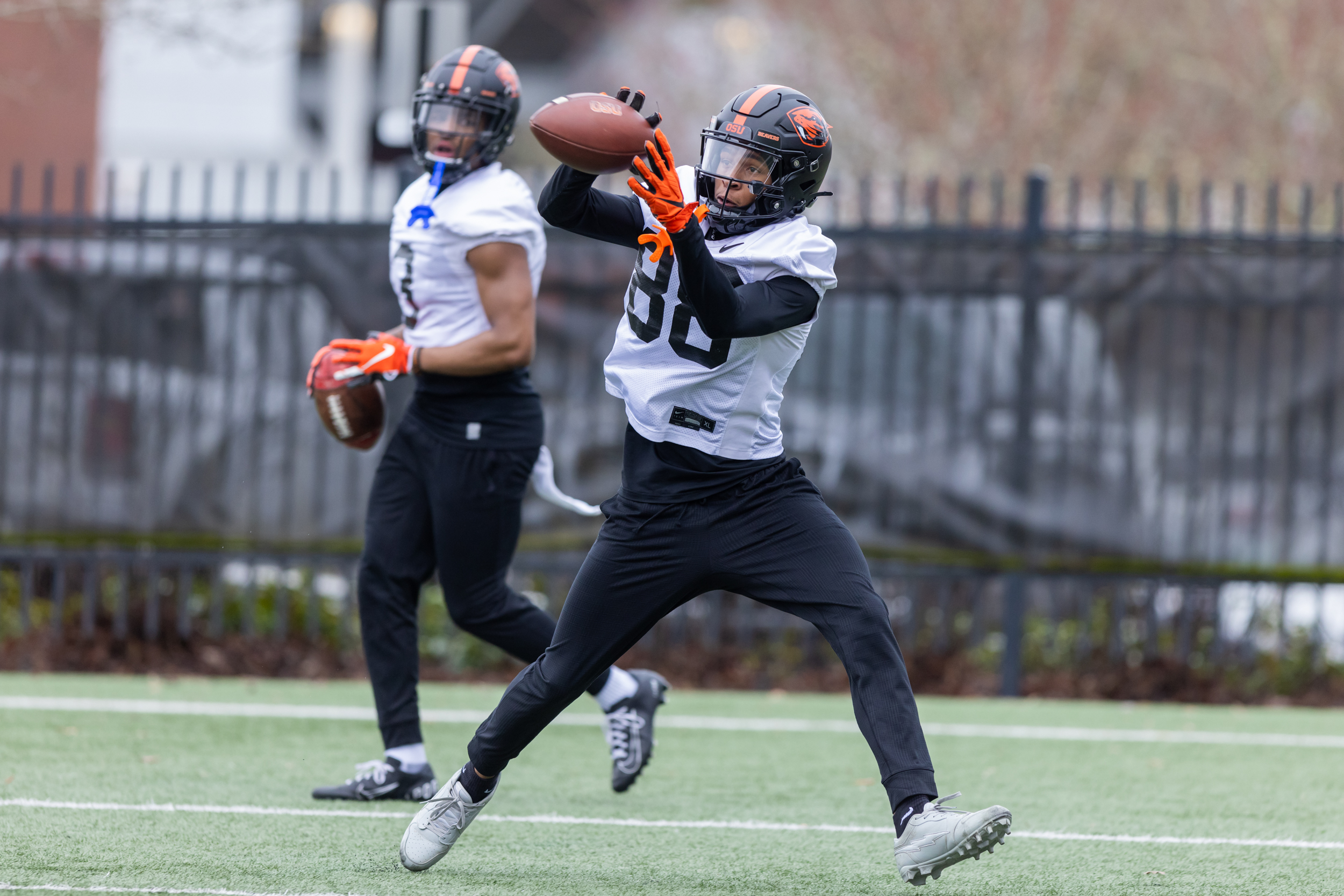 Oregon State Beavers, coach Trent Bray open spring football practice ...