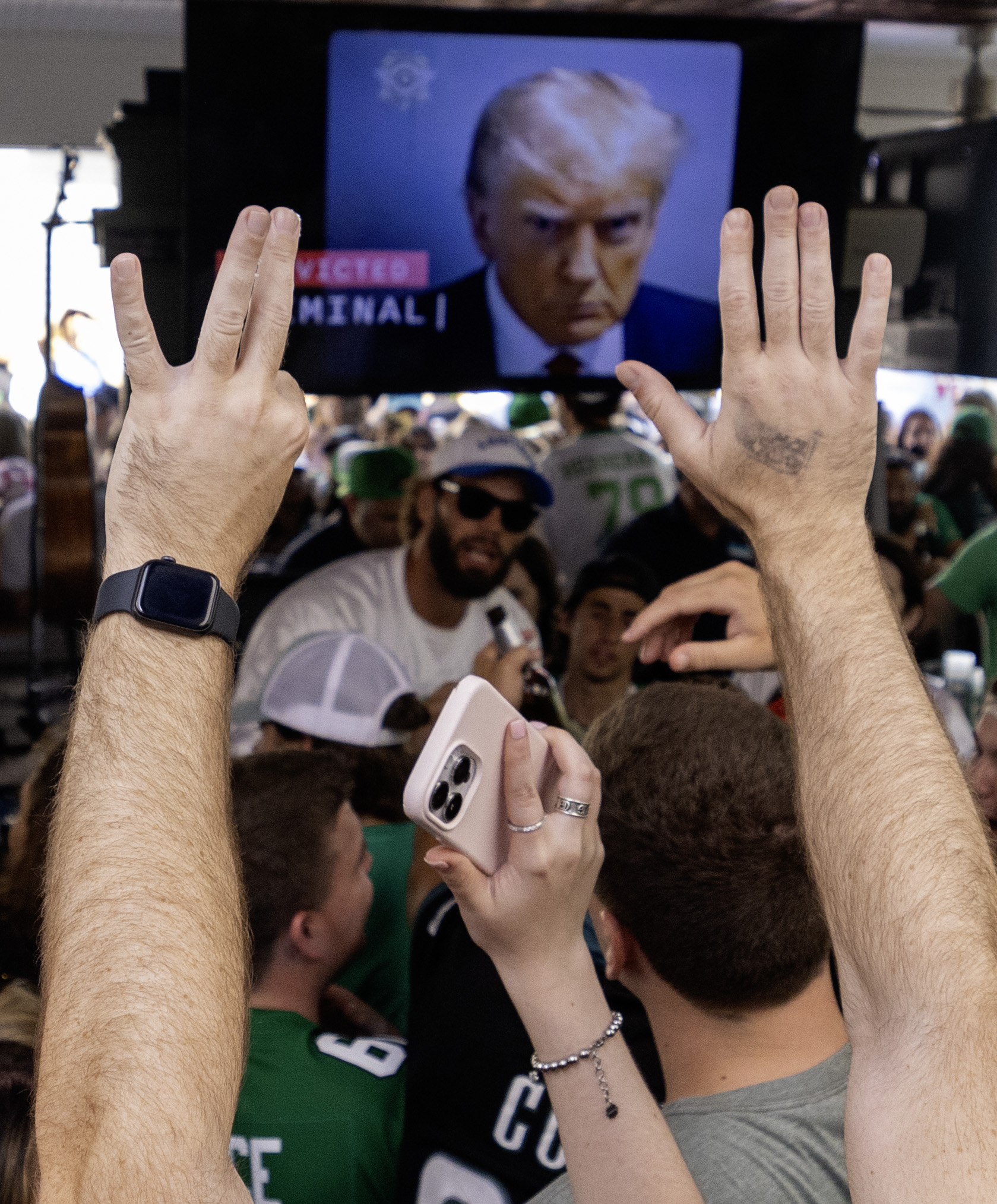 Jason Kelce 4th Annual Celebrity Bartender fundraiser at the Jersey ...