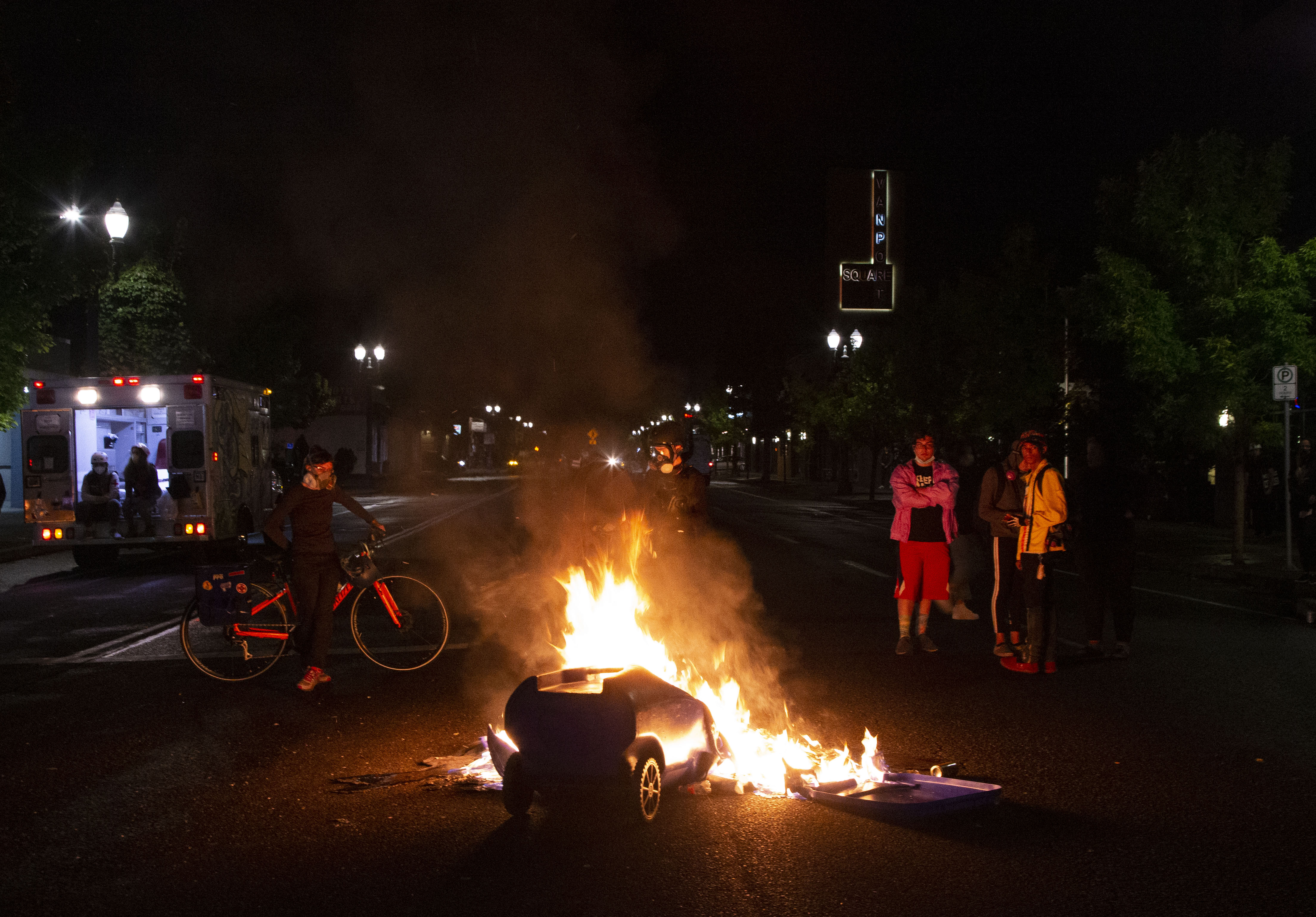 Portland protesters gather Friday during 86th night of demonstrations ...