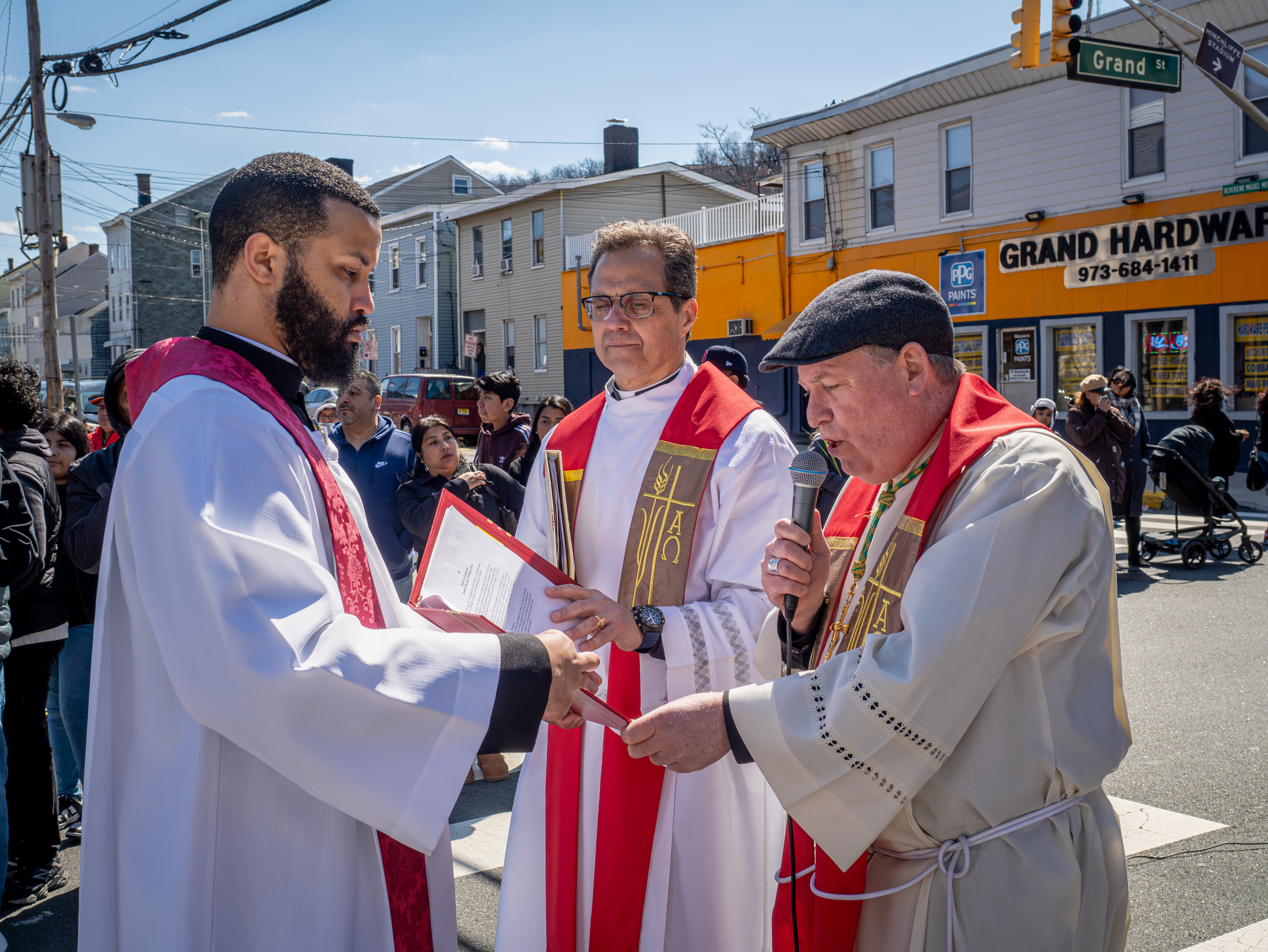 Reenactment of the Passion of Christ through the streets of Paterson ...